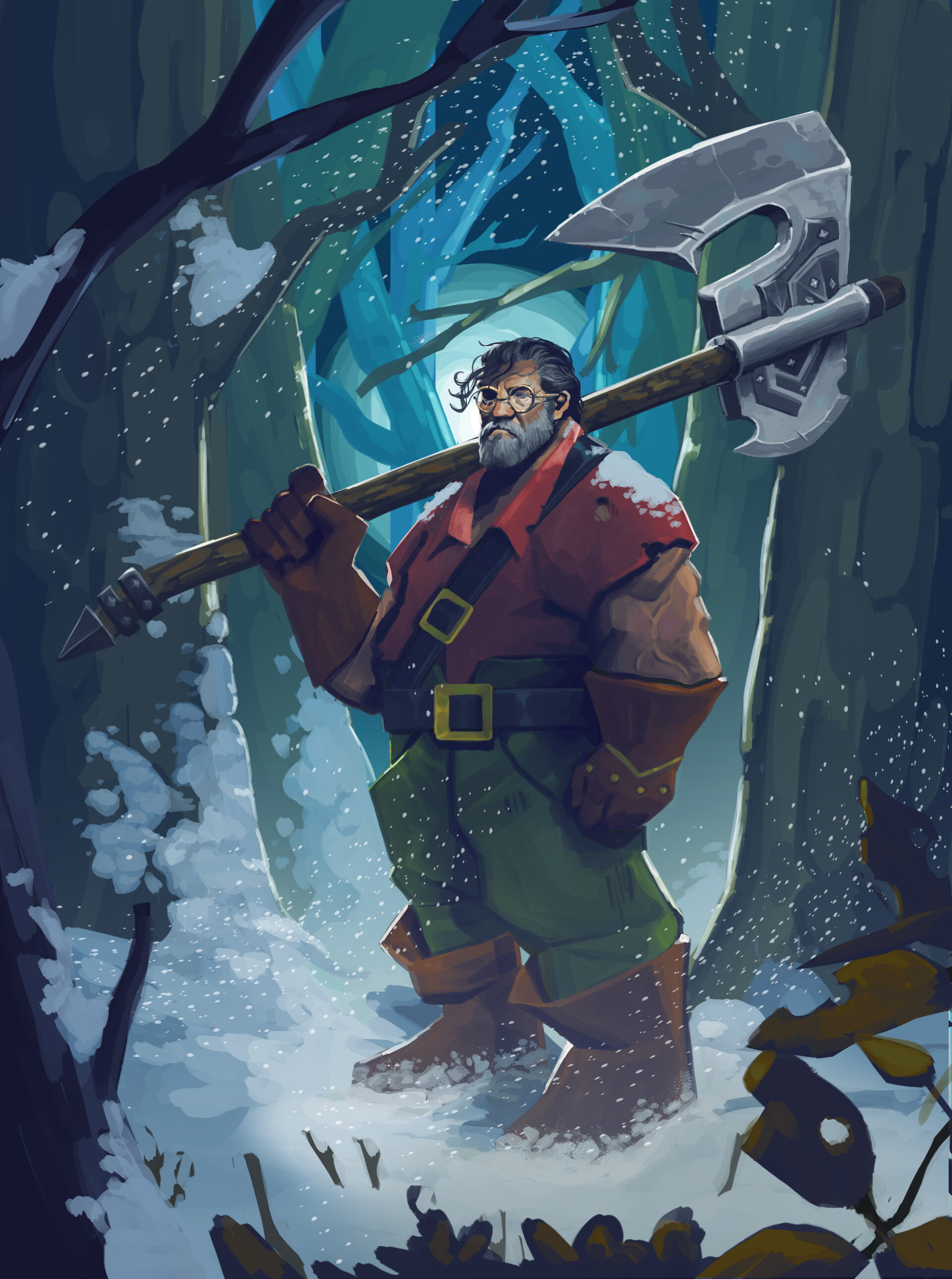 ArtStation - Merry christmas with my Santa