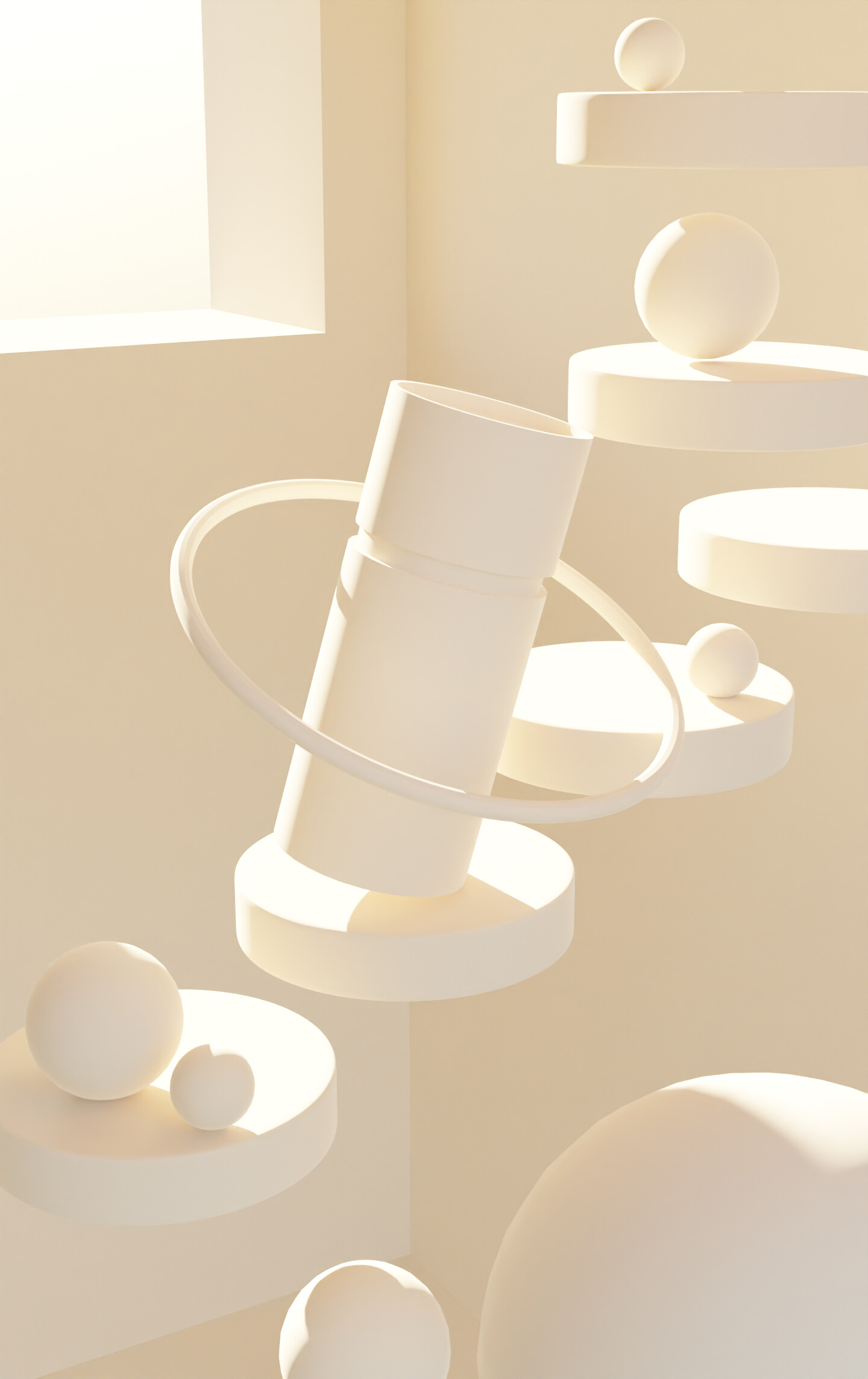 Rini Bansal - Floating Shapes