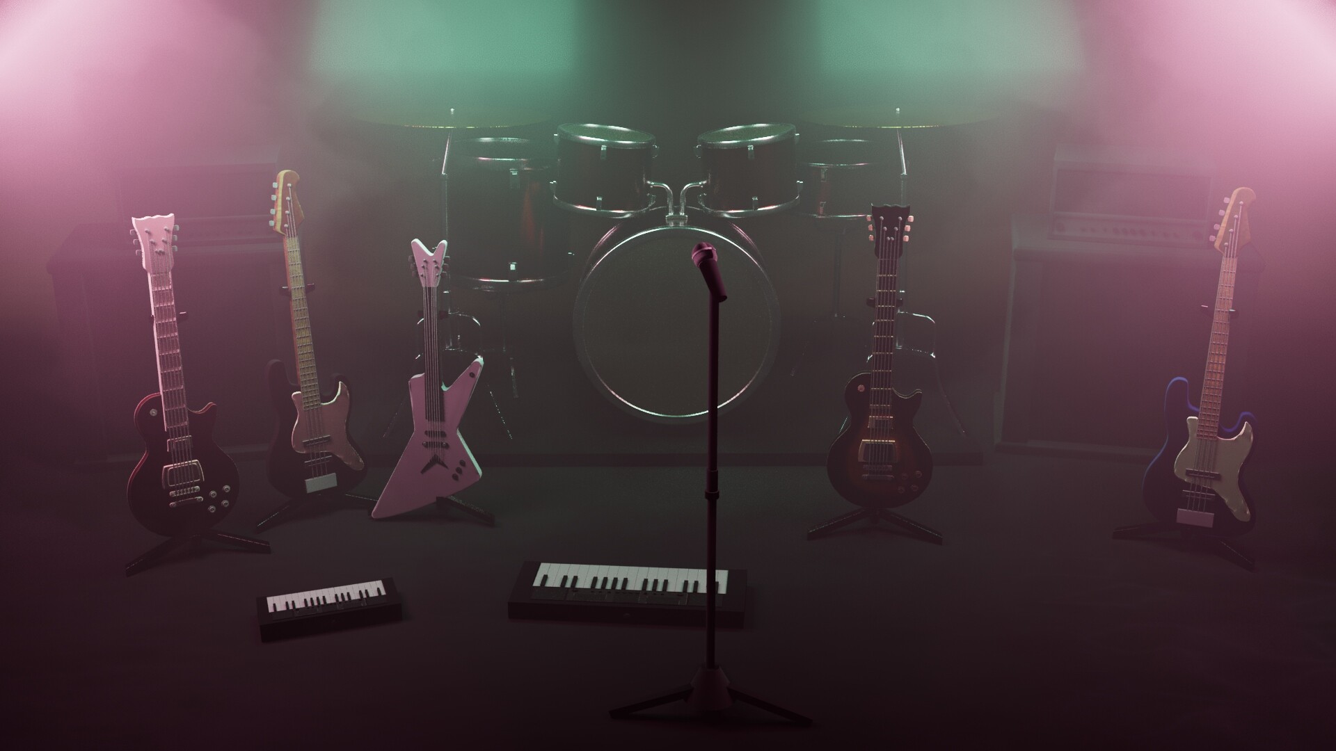 ArtStation - Rock Band Stage