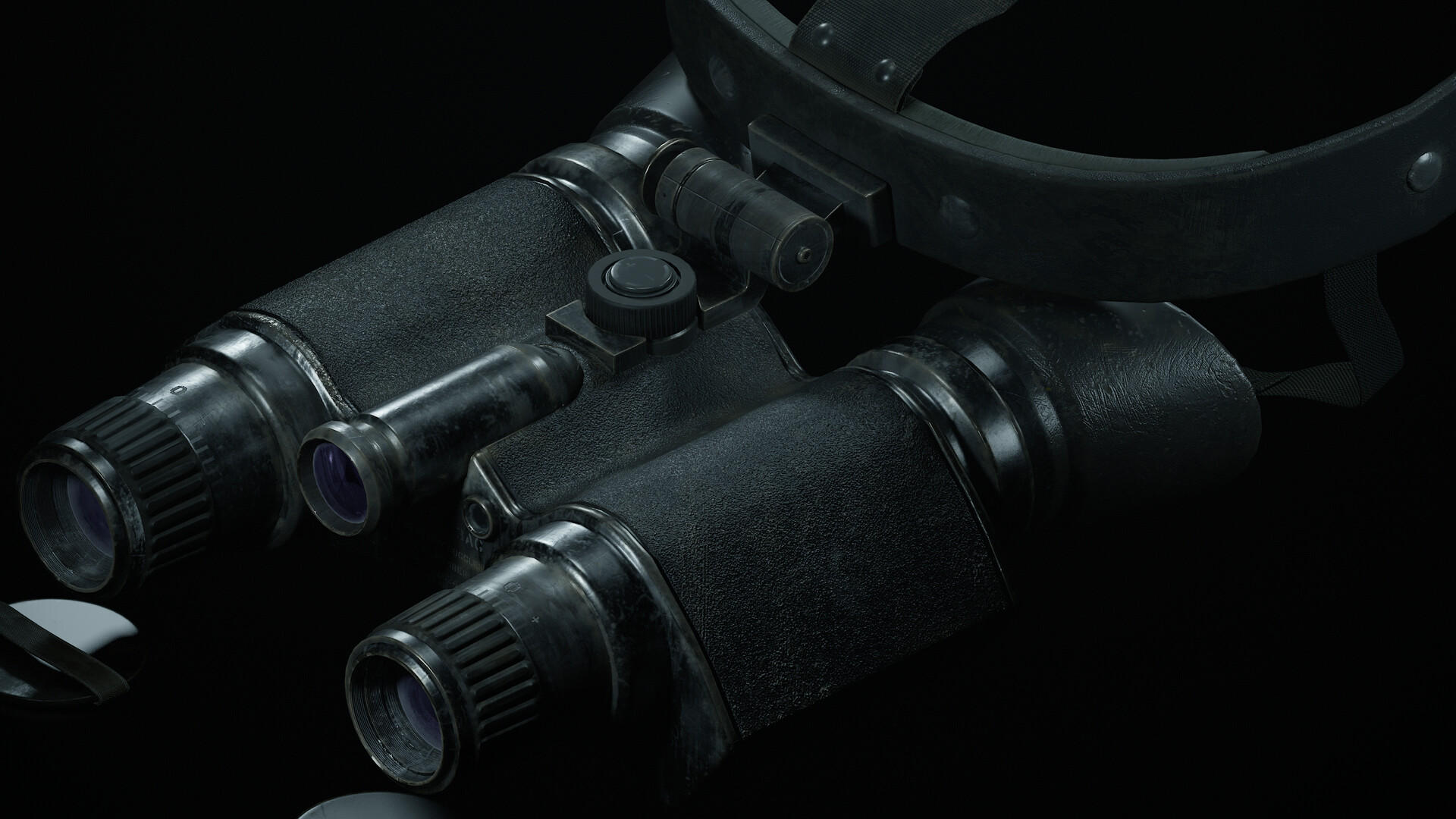 ArtStation - Military Night Vision Device with Helmet