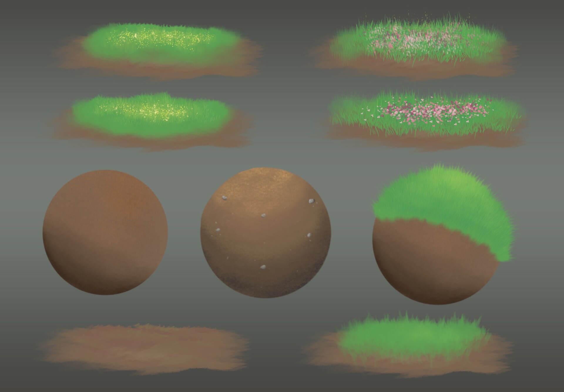 ArtStation - Texture Studies in Procreate