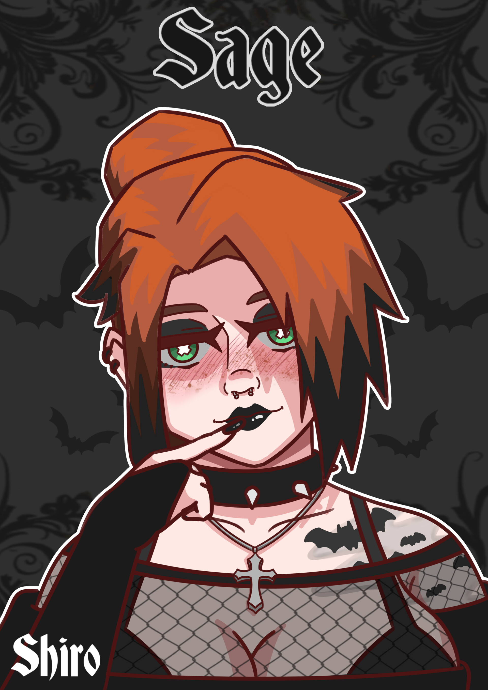 ArtStation - Sage(Goth/Emo) in my style