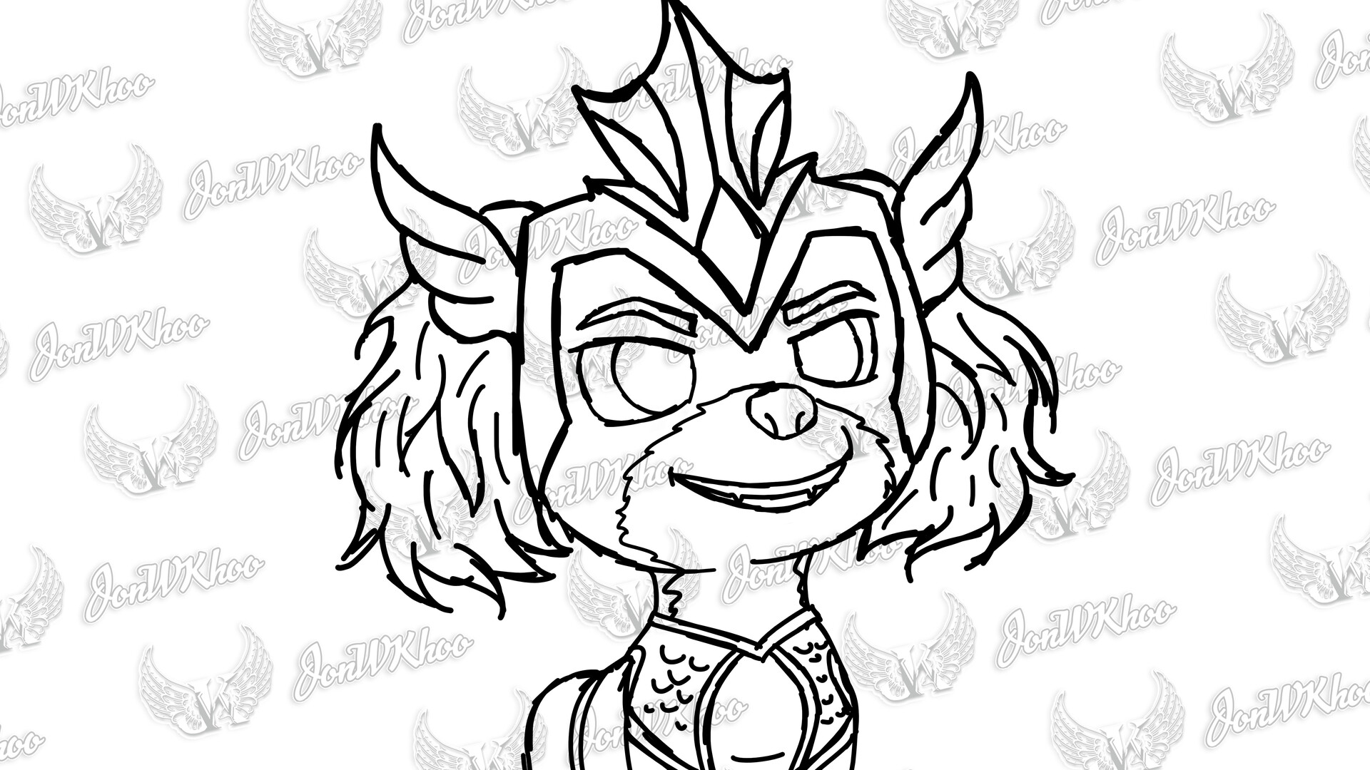 coral coloring page paw patrol