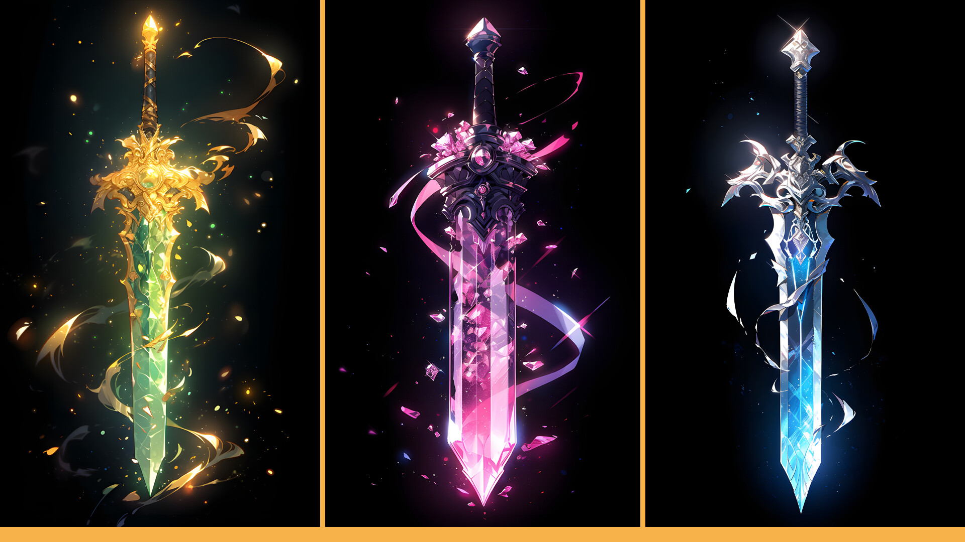 Artificial Dimension - 202 Stylized Crystal Sword VOL107