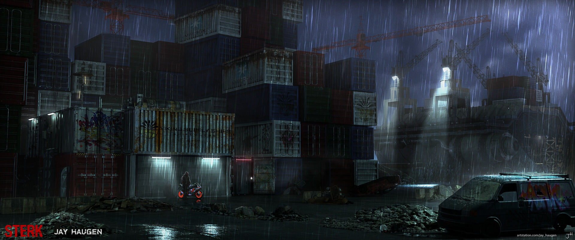 ArtStation - STERK: Shade's Hideout Exterior