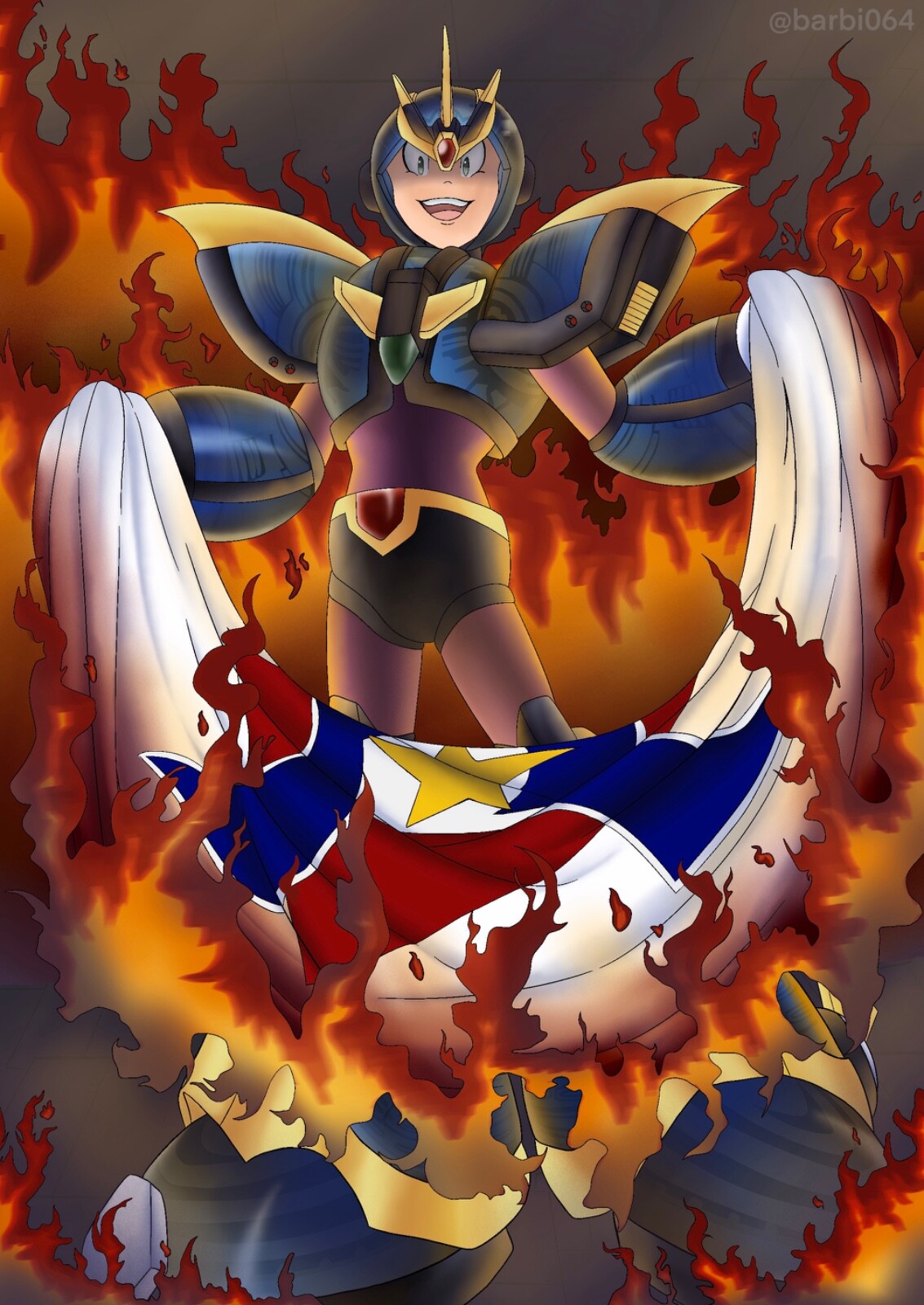 ArtStation - Rockman X Ultimate Armor