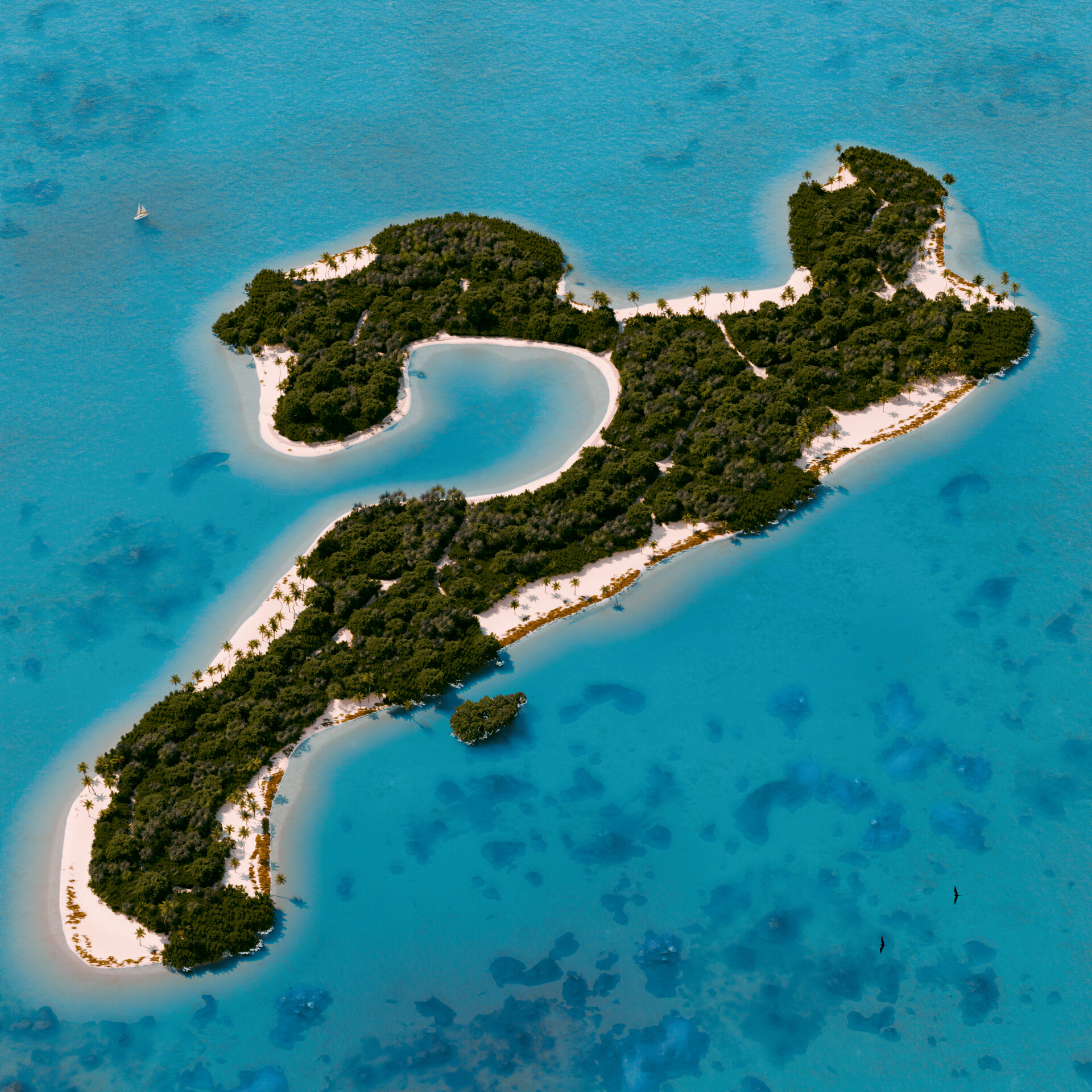 ArtStation - Beach Filling Plans for Mutuland