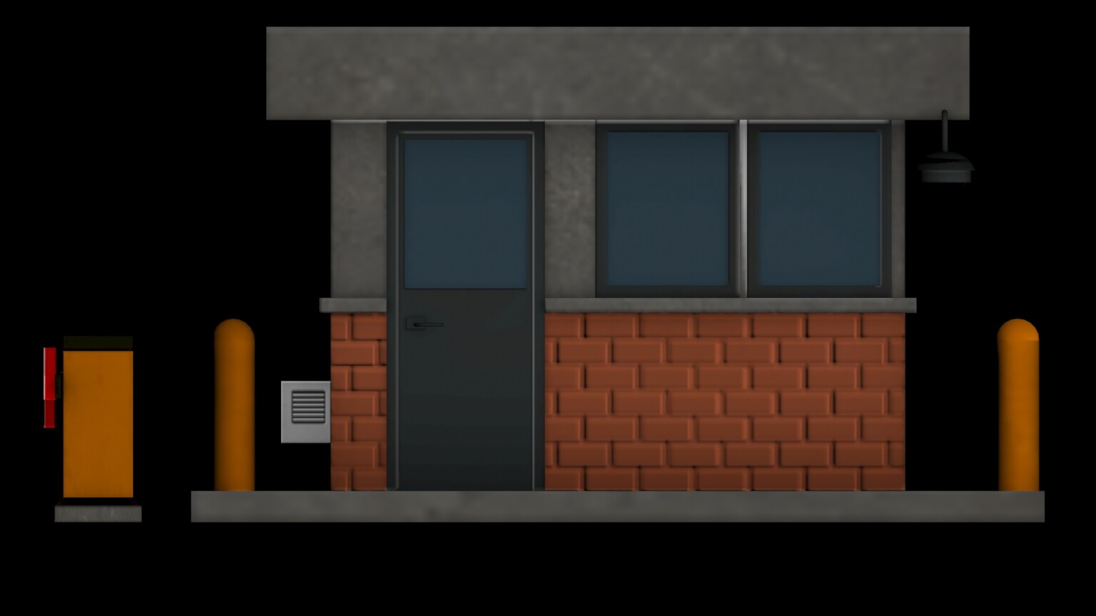 ArtStation - post office 3d