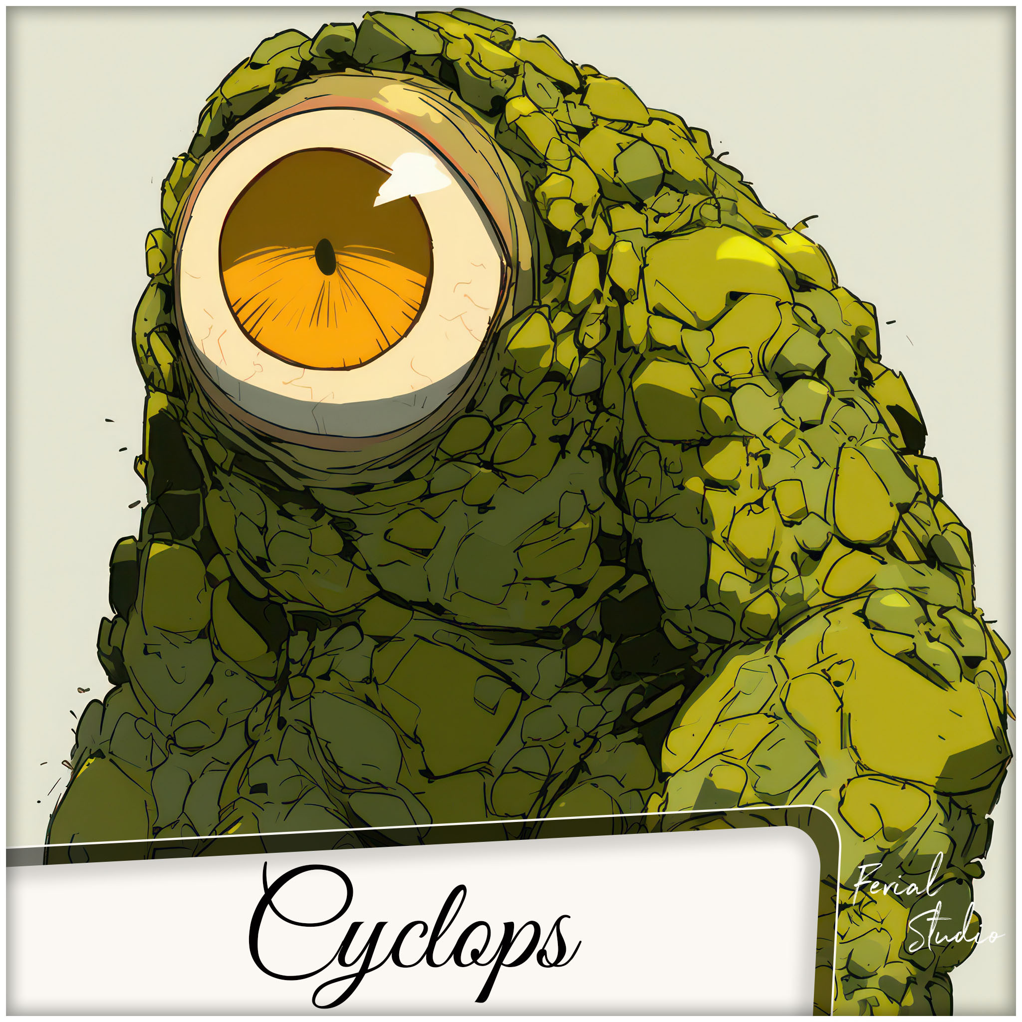 Ferial Studio - 🔹240 Cyclops - Cartoon Character Reference Image Pack v ...