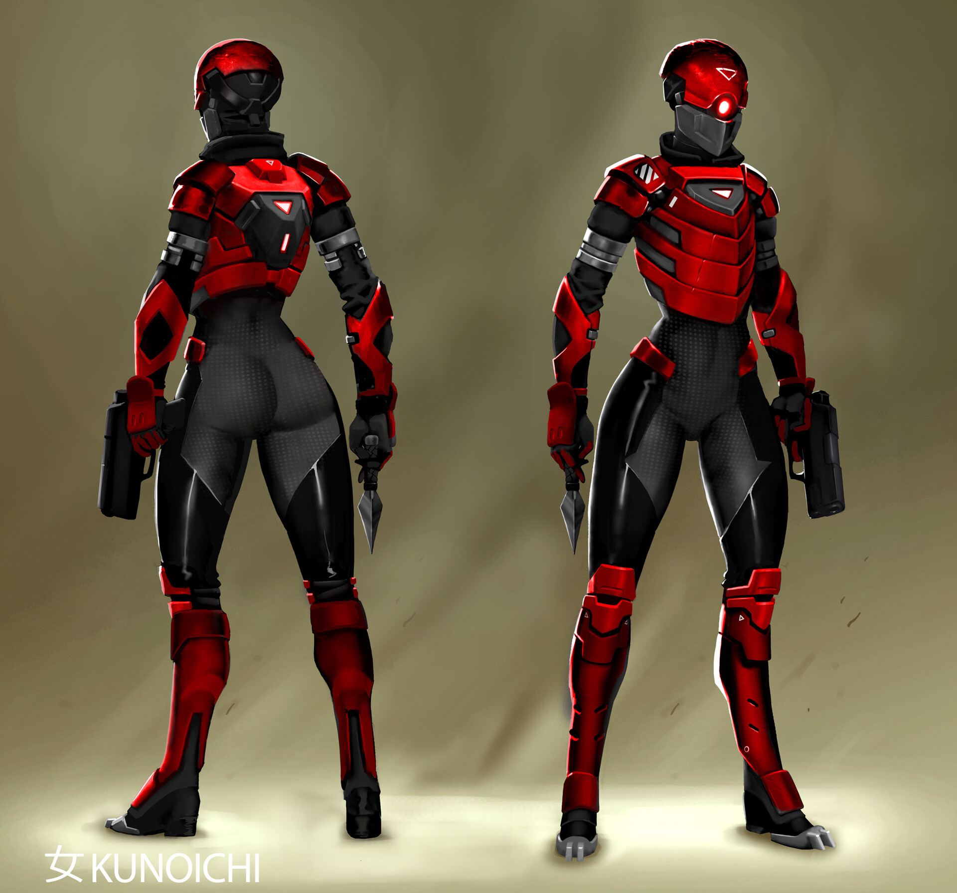 ArtStation - Kunoichi Concept - Hero Hunters