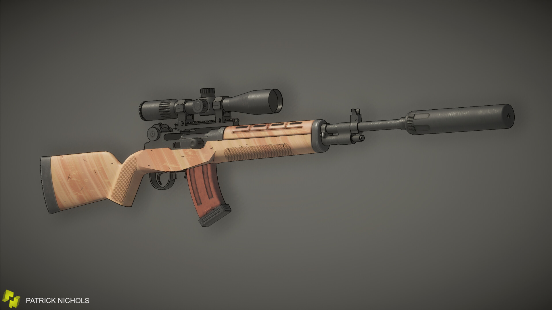 ArtStation - M14 Rifle