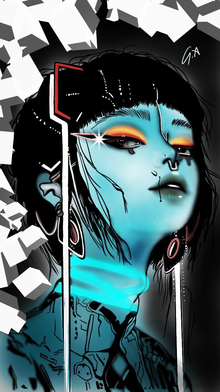 ArtStation - she's a beautiful avatar girl