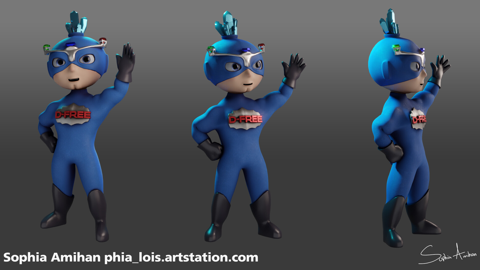 ArtStation - D-Free (Deficiency-Free) Character