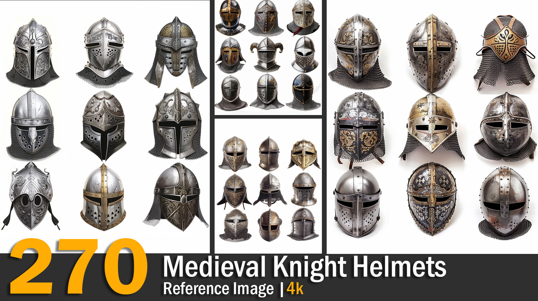 medieval helmets types