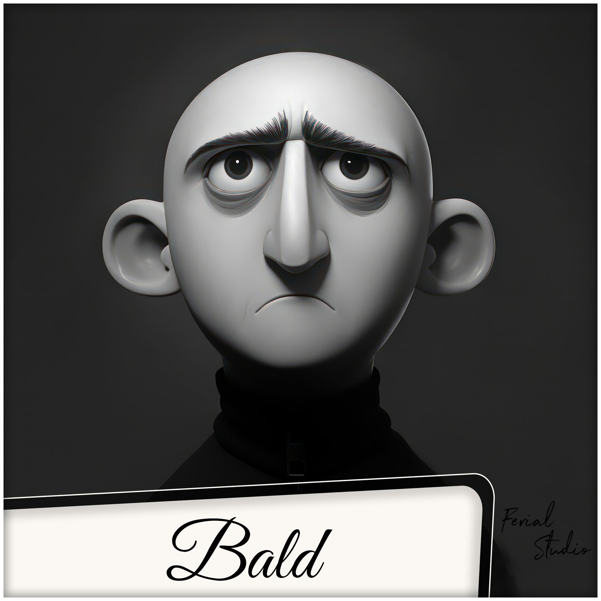 ArtStation - 🔹240 Bald Head Model - Male and Female Reference Image ...