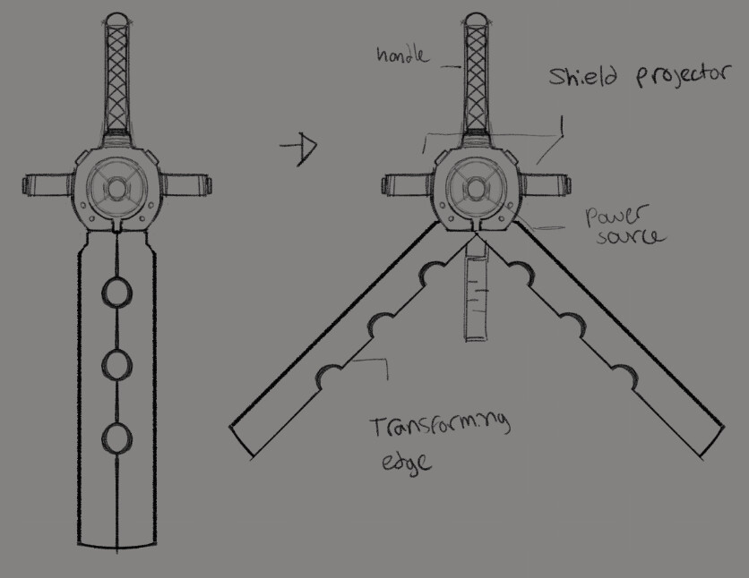 Jamie Verge - Sketch and Concept Process shots