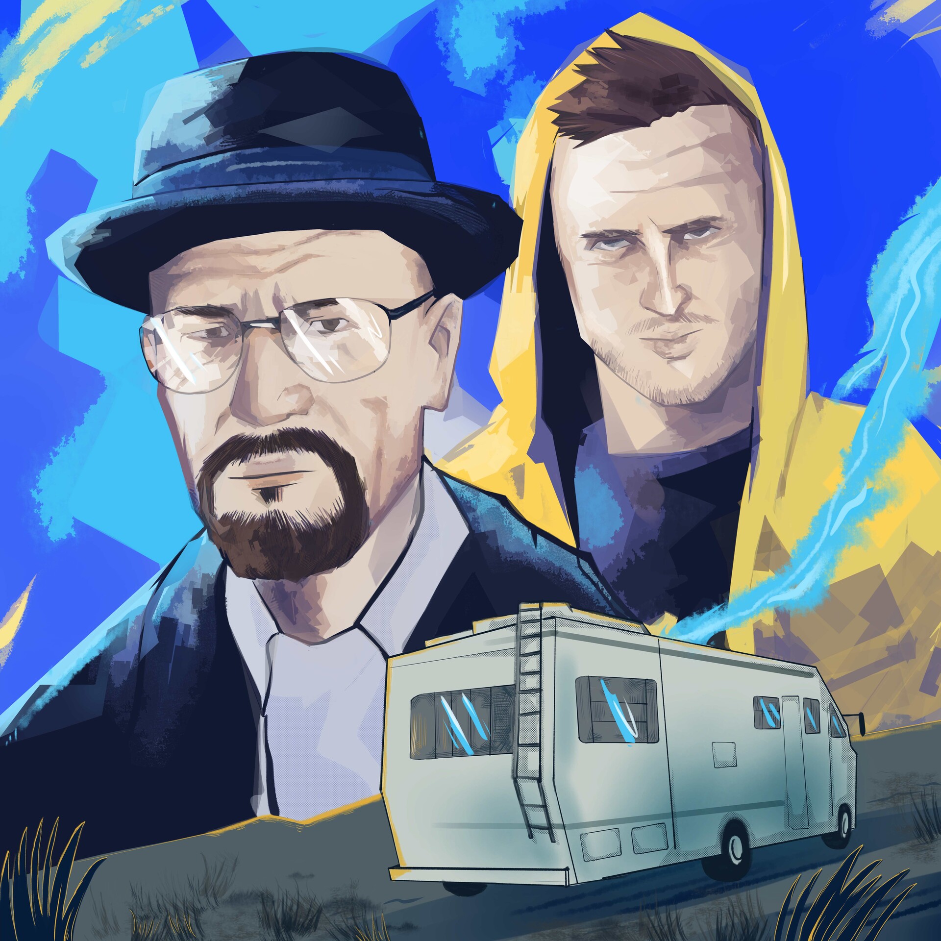 ArtStation - Breaking Bad poster