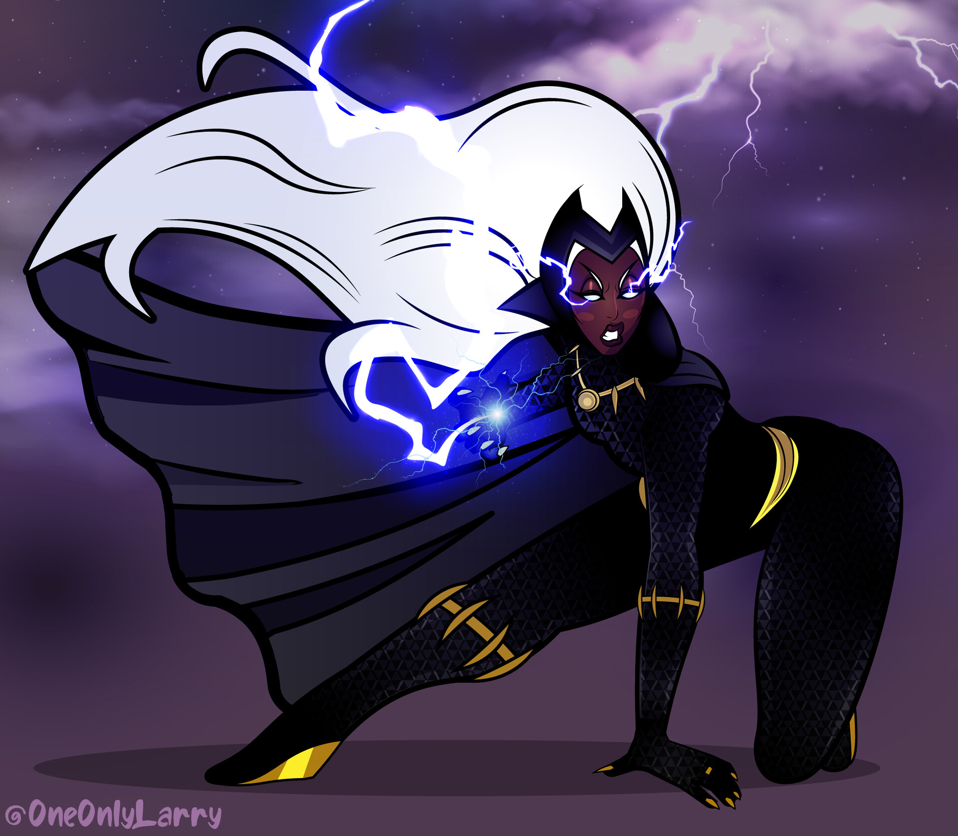 Larry Springfield, Jr. - Storm is the black Panther