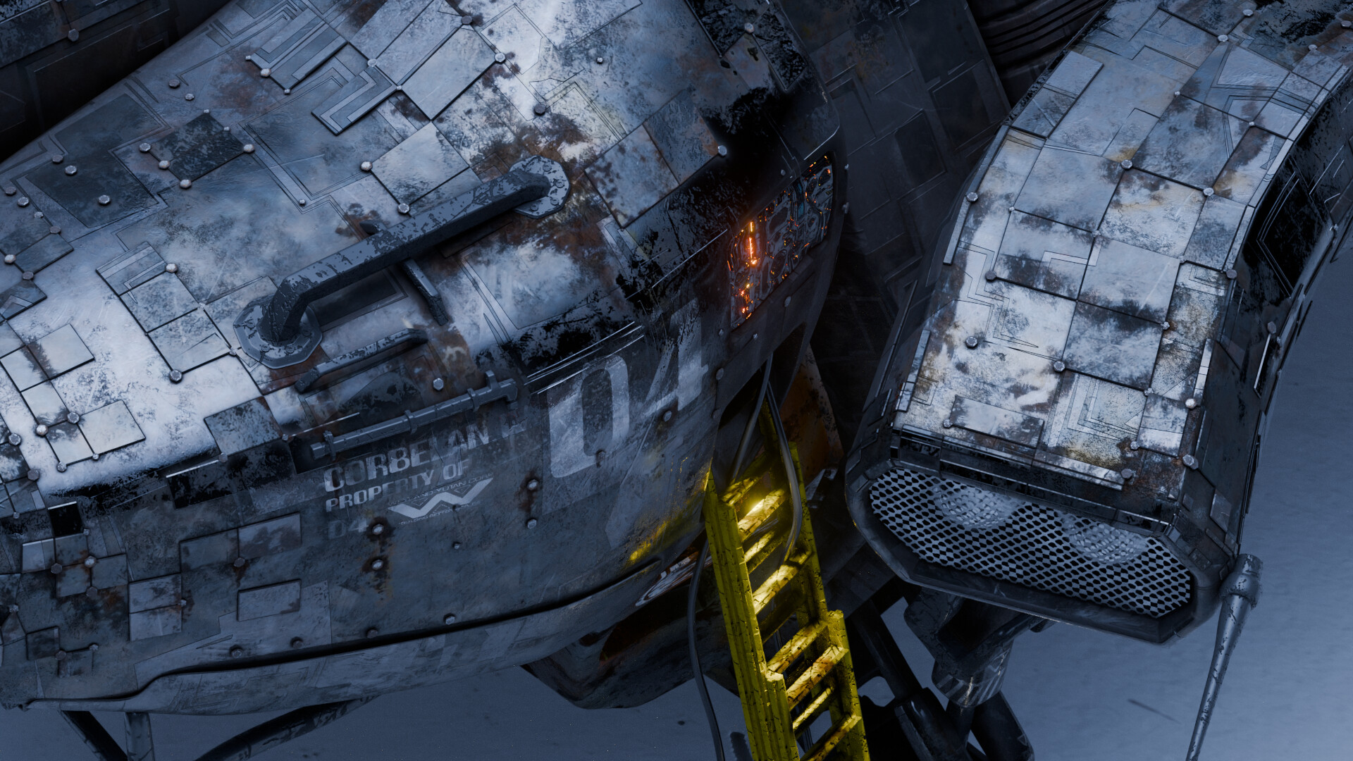 ArtStation - Corbelan IV: The Alien Romulus Ship