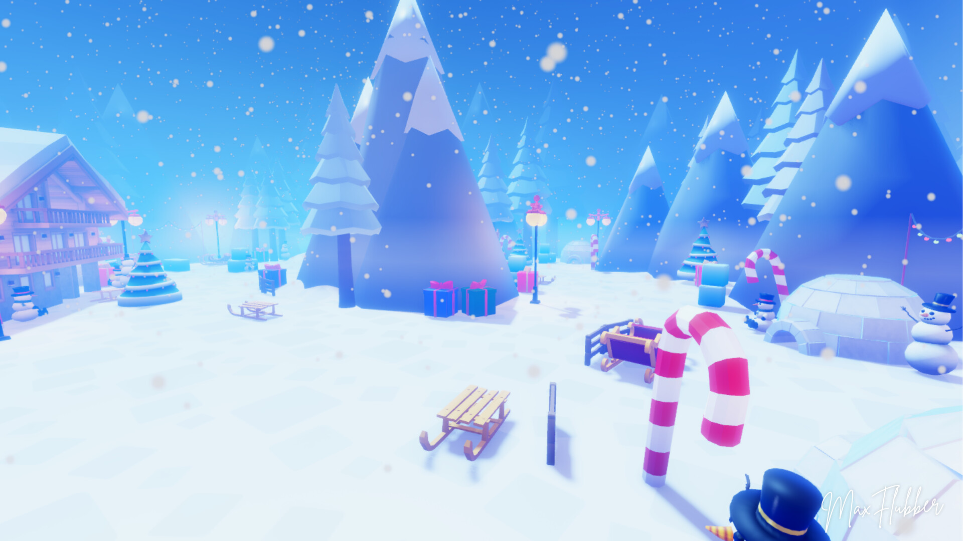 ArtStation - Winter Globe Map | Roblox