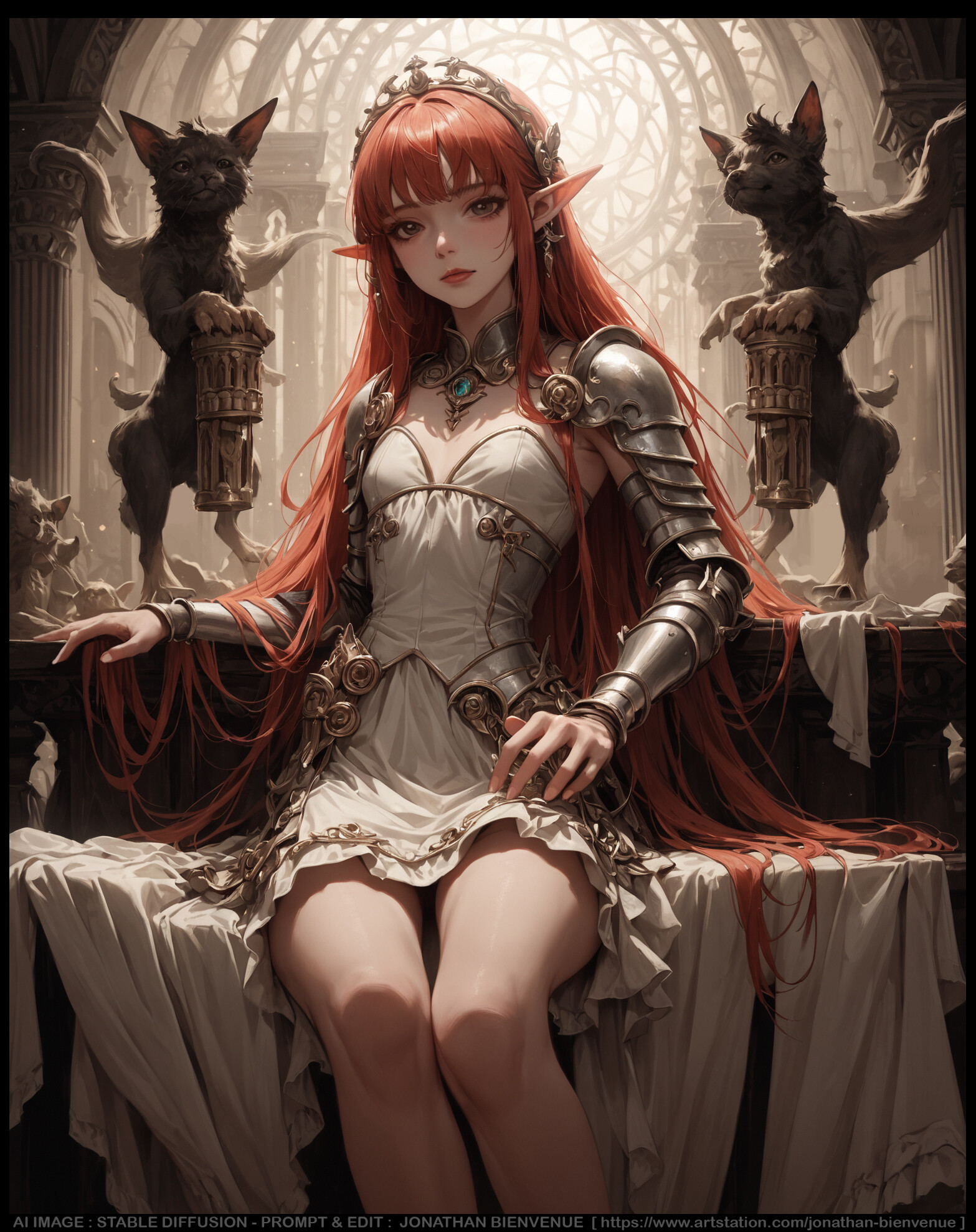 ArtStation - RED ELF PRINCESS