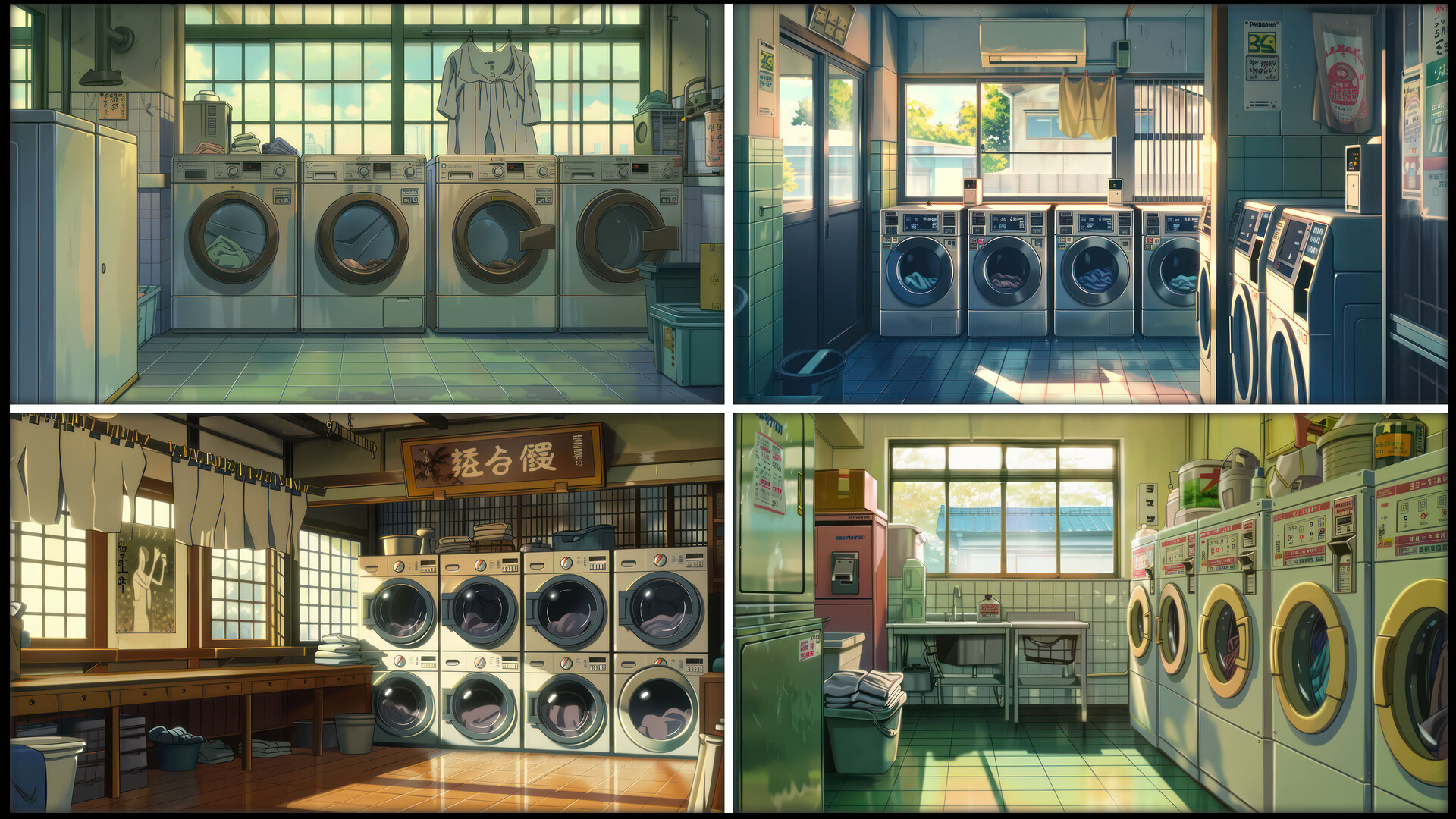 Ferial Concept - 🔹200 Laundry Room - Anime Concept Reference Image Pack ...