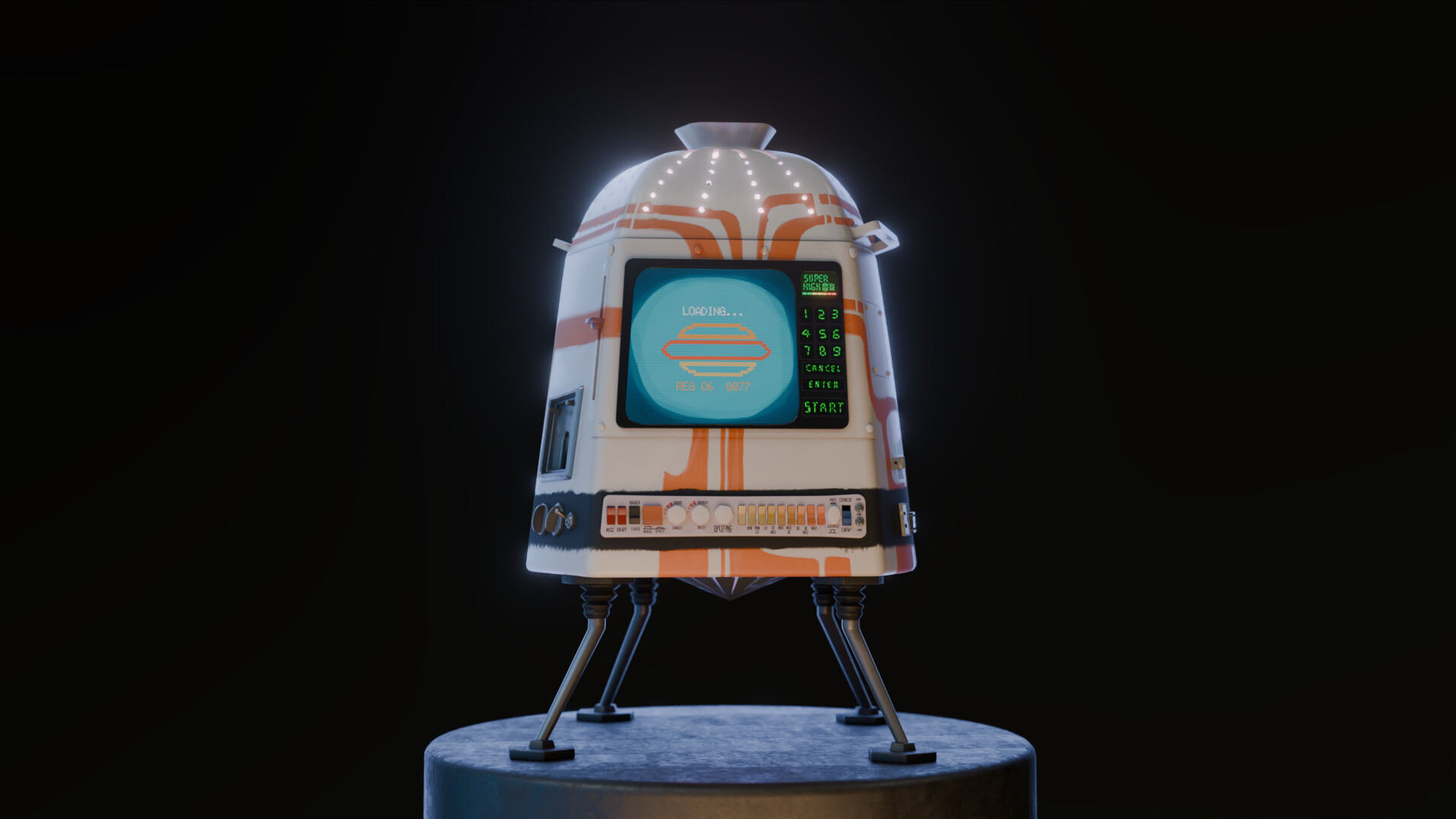 ArtStation - The Machine from Cloudy with a Chance of Meatballs (FLDSMDFR)