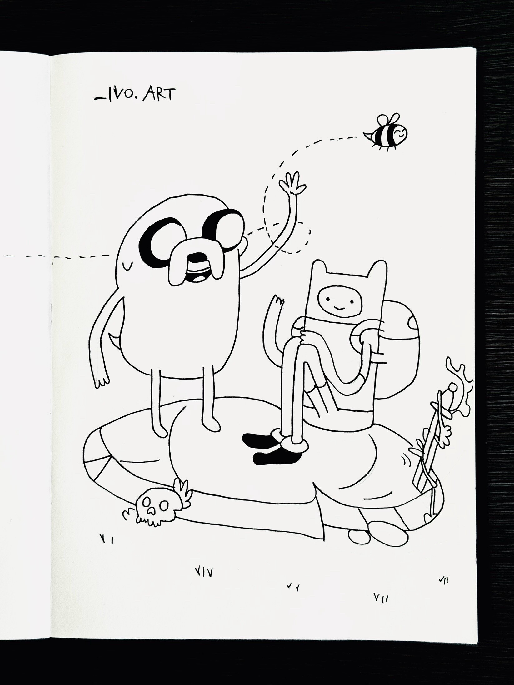 ArtStation - #144 Finn and Jake from Adventure Time 💚