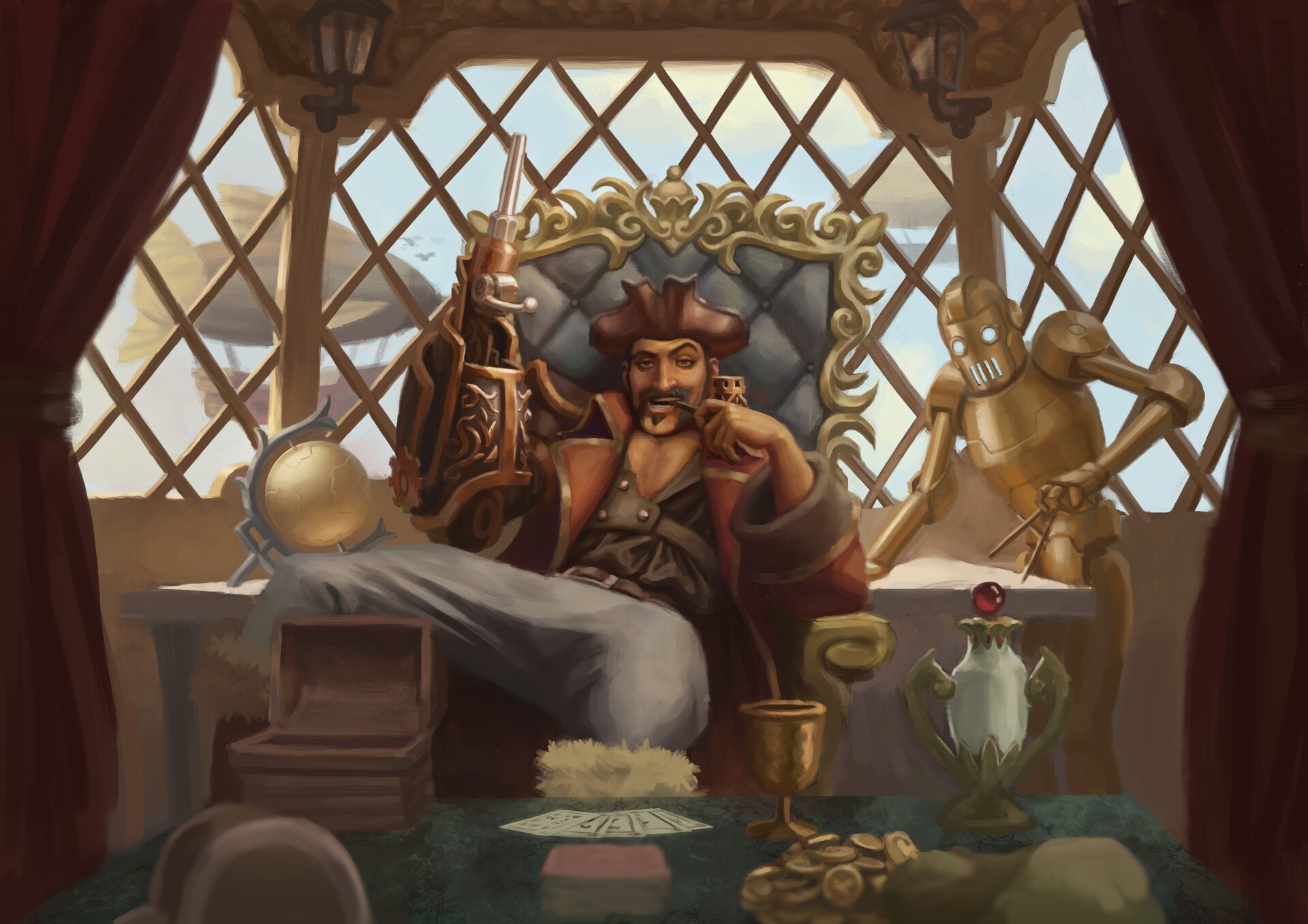 ArtStation - Zimnbro Talabarte, Baron of the Sky