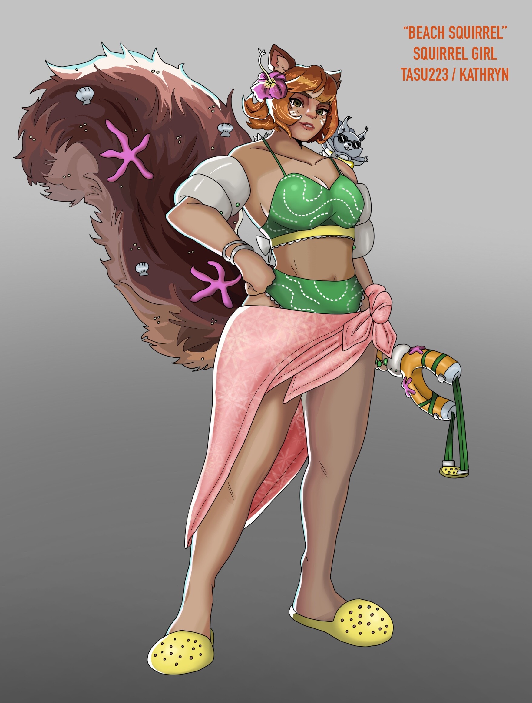 ArtStation - “Beach Squirrel” Squirrel Girl Costume/Skin