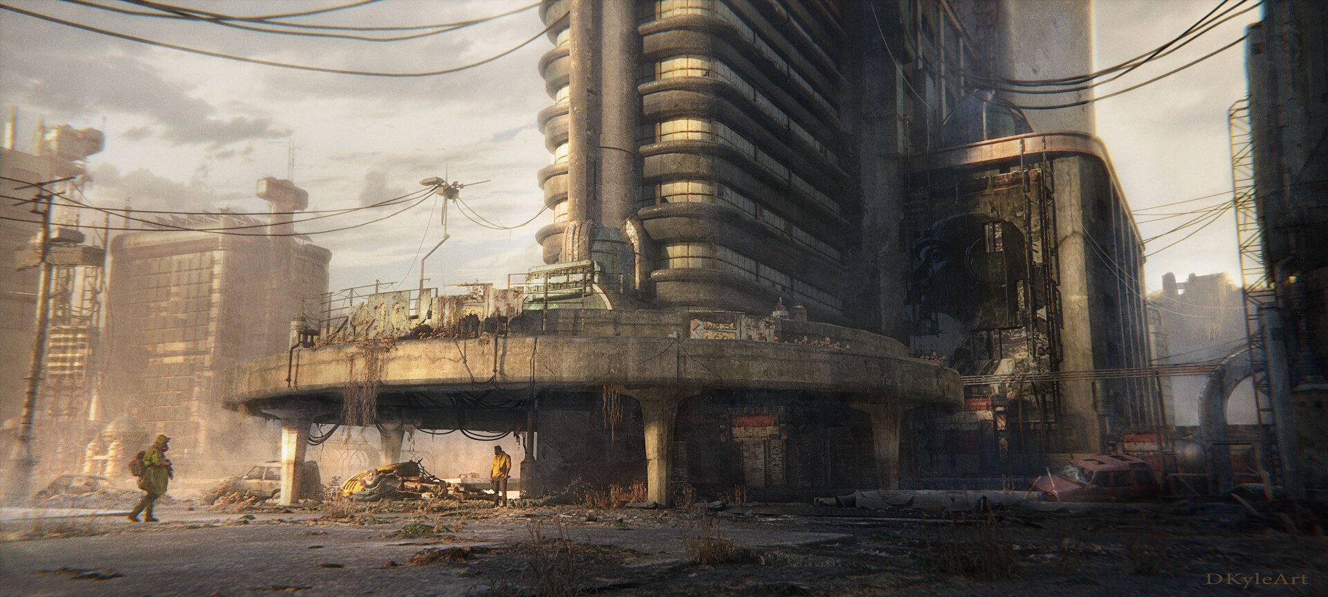 ArtStation - Desolate Medical Campus
