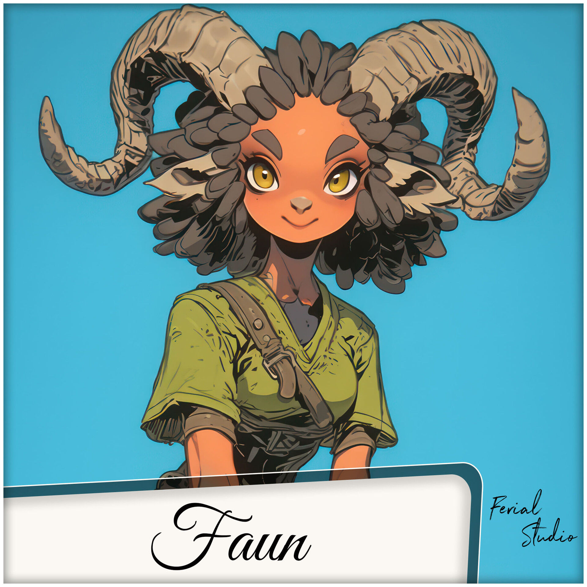 ArtStation - 🔹240 Faun - Cartoon Character Reference Image Pack v.146 |4K|