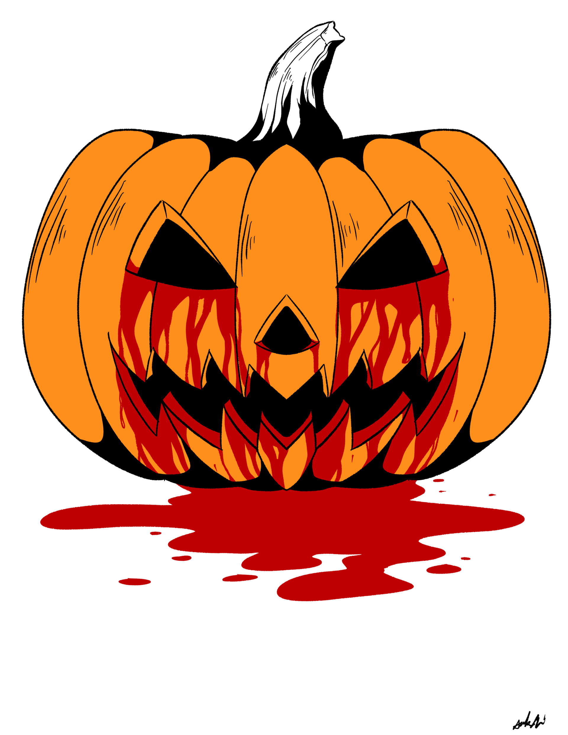 ArtStation - Bleeding Pumpkin