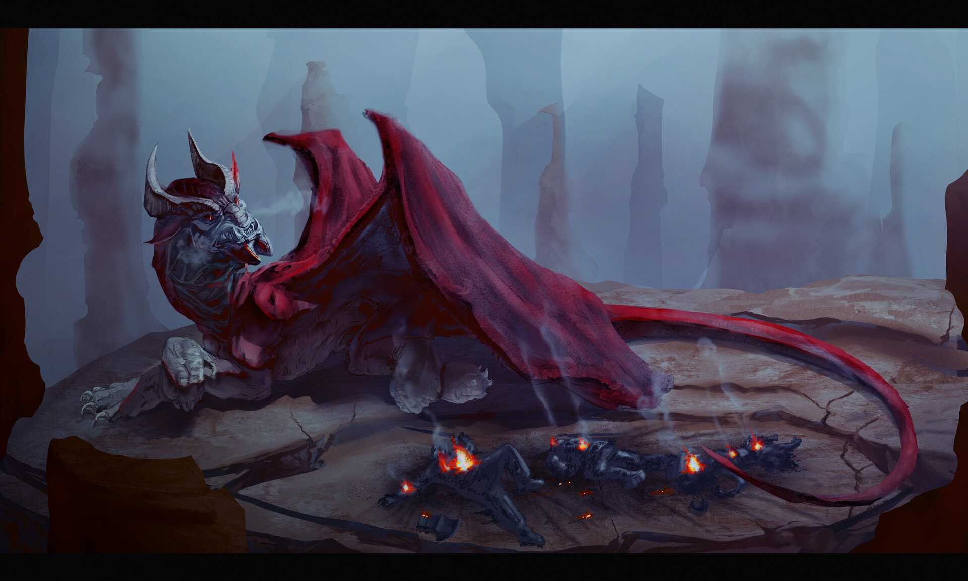 ArtStation - The Dragon of Grindley Grun