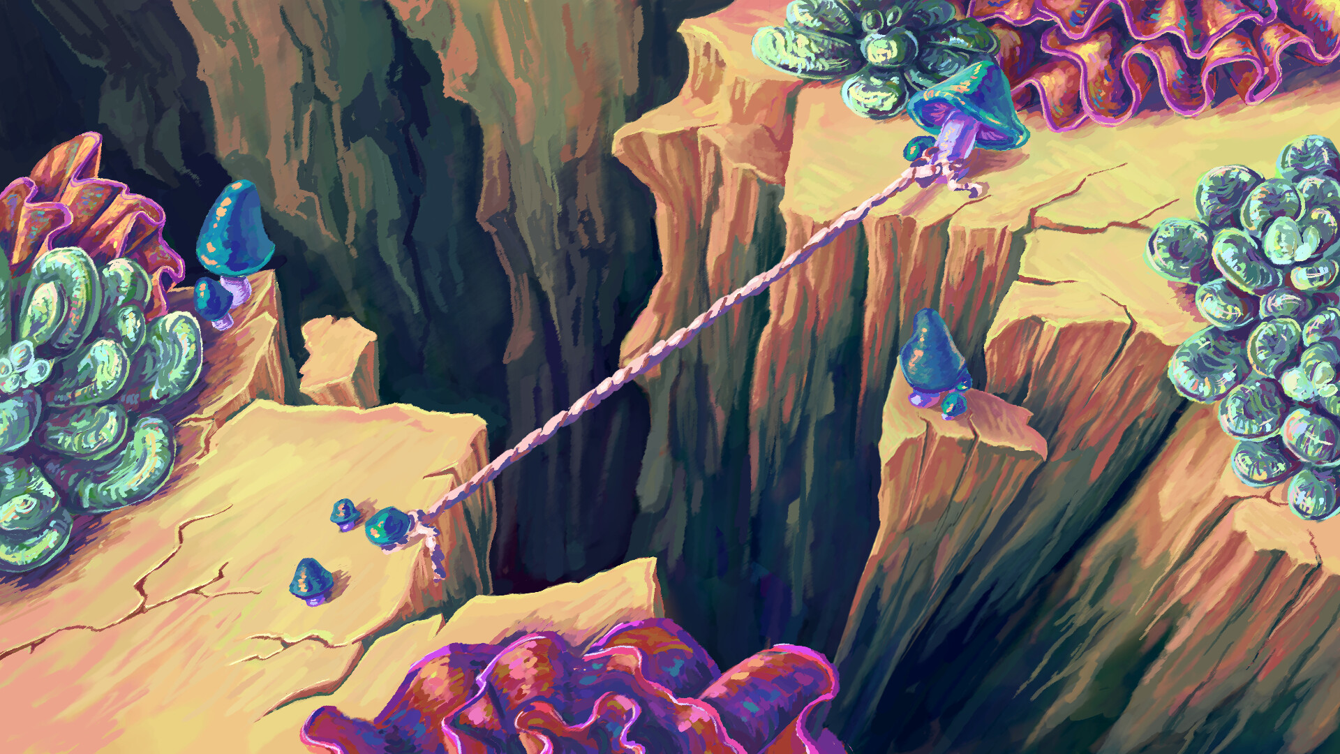 ArtStation - Poco: Chasm Background