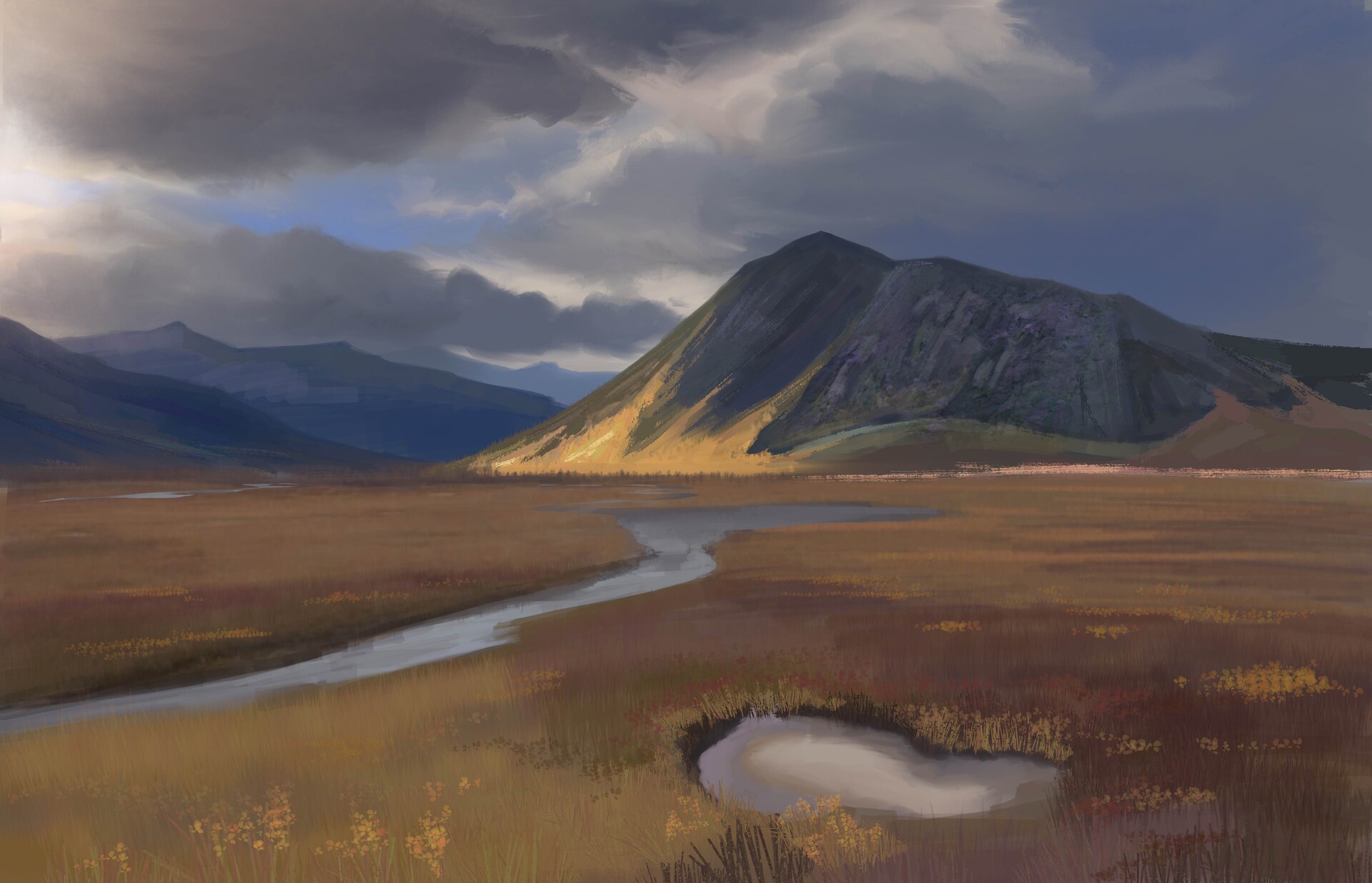 ArtStation - Landscape Study