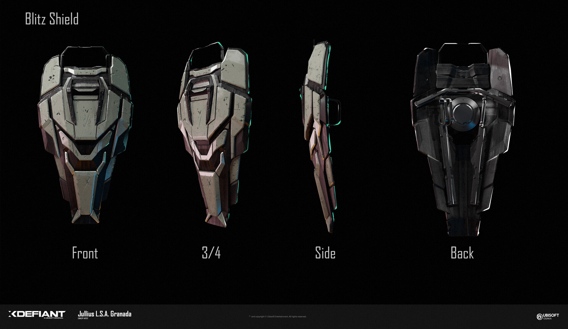 Jullius Granada・グラナダ ジュリアス - Xdefiant - Blitz Shield Concept Art