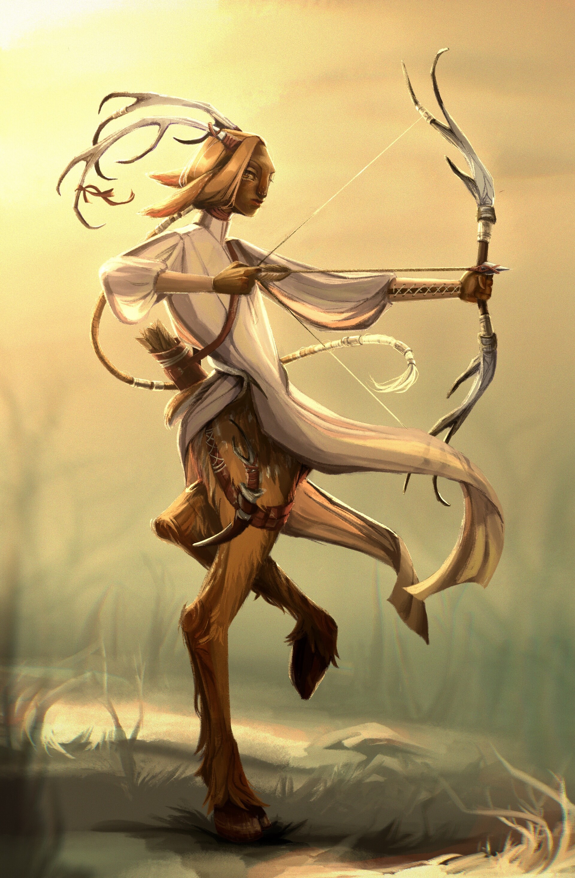 ArtStation - Deer people - 1/2