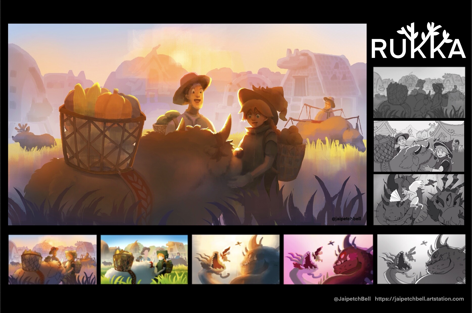 ArtStation - Rukka: cinematic moment