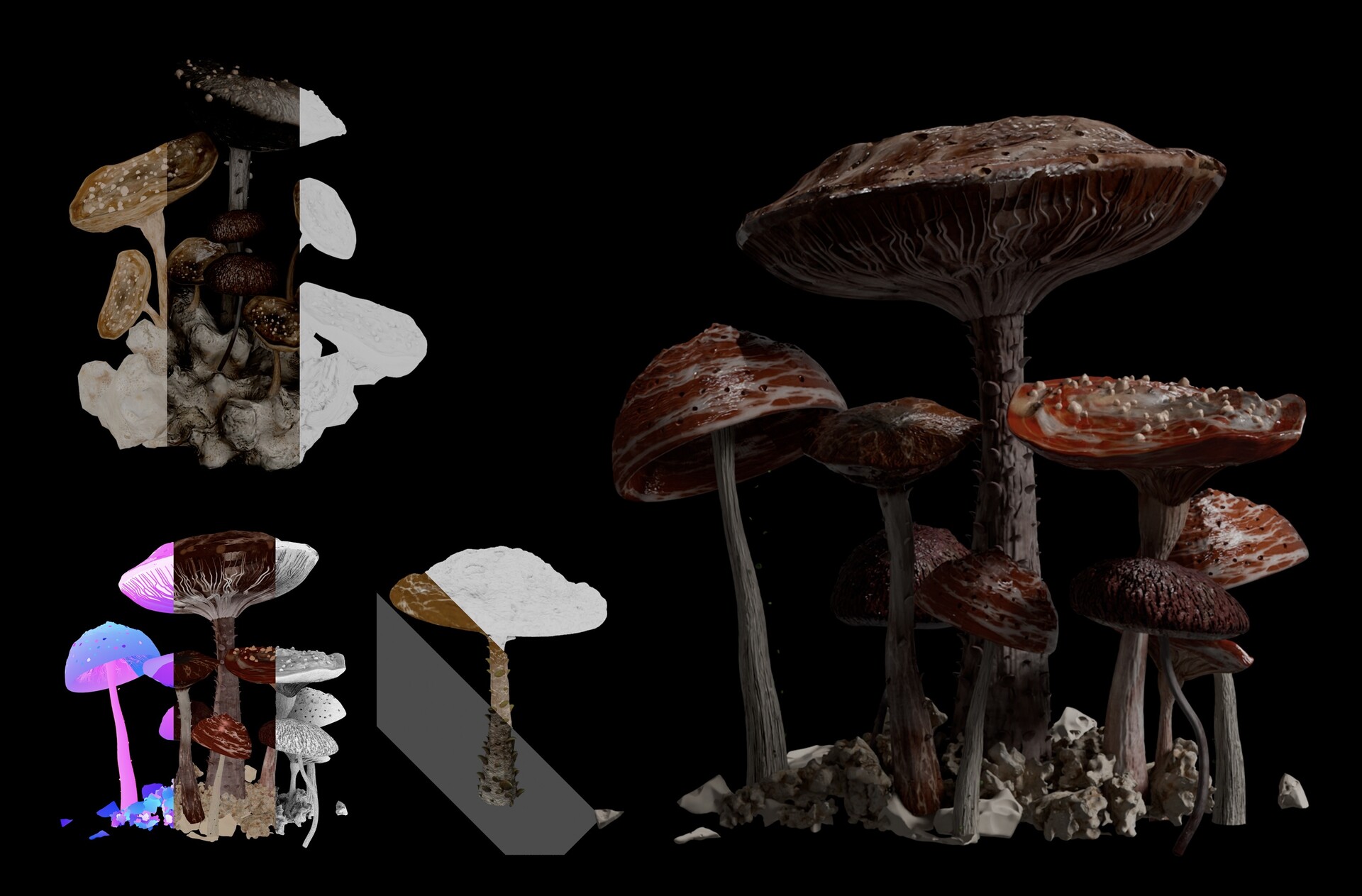 ArtStation - PROCEDUAL MASHROOM GENERATION