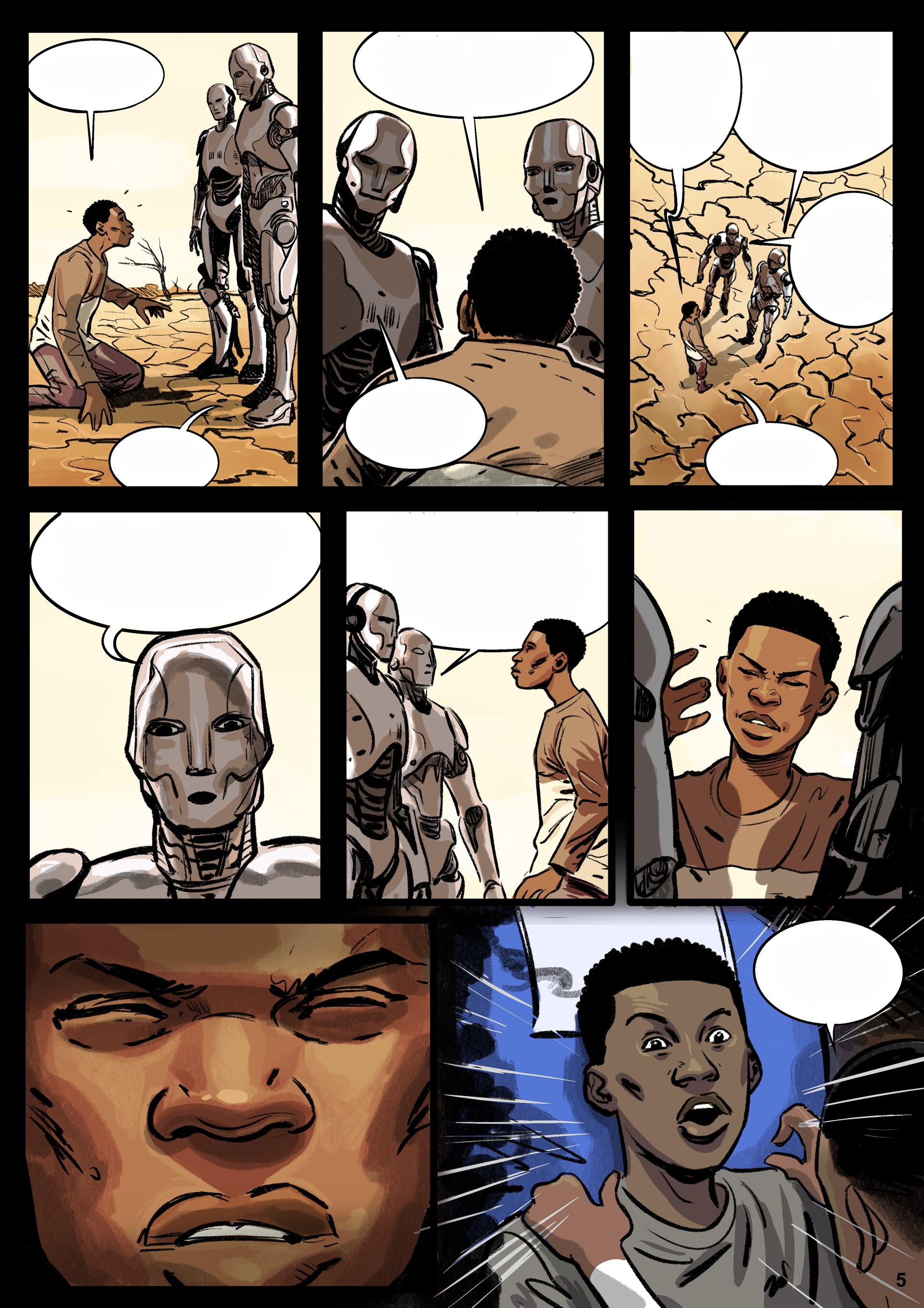 ArtStation - The "explorers "(process)