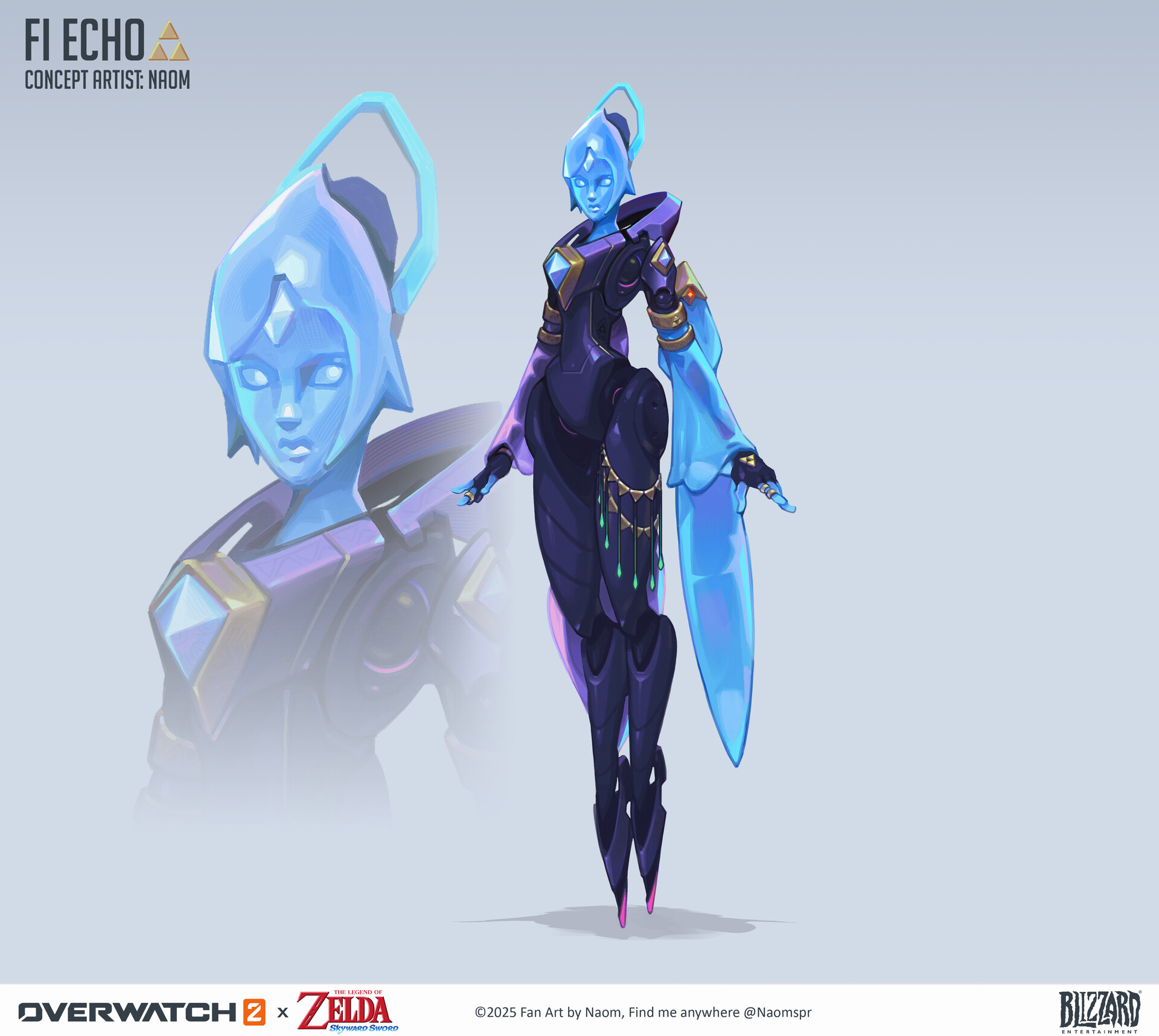 ArtStation - Echo as Fi from Skyward Sword (Overwatch Fan Skin Concept)