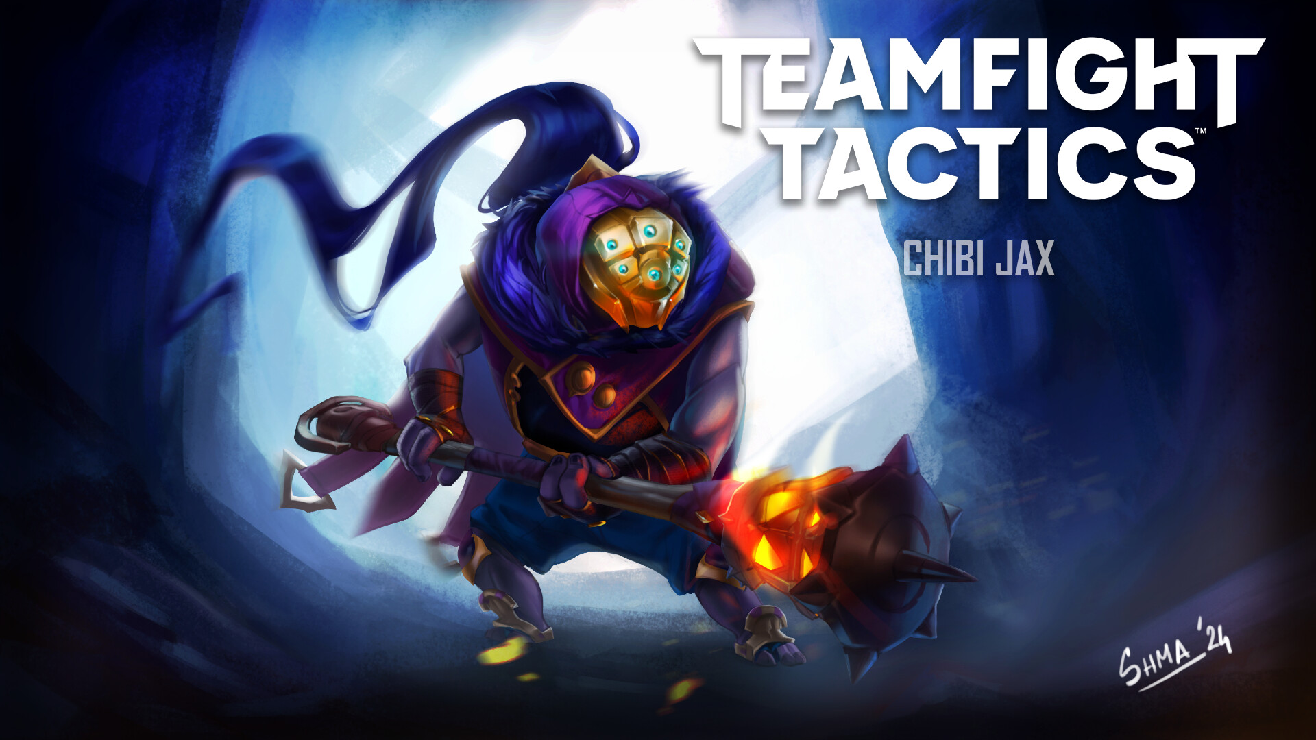 Masha Milosavljević - Chibi Jax - TFT Little Legends Fan Concept