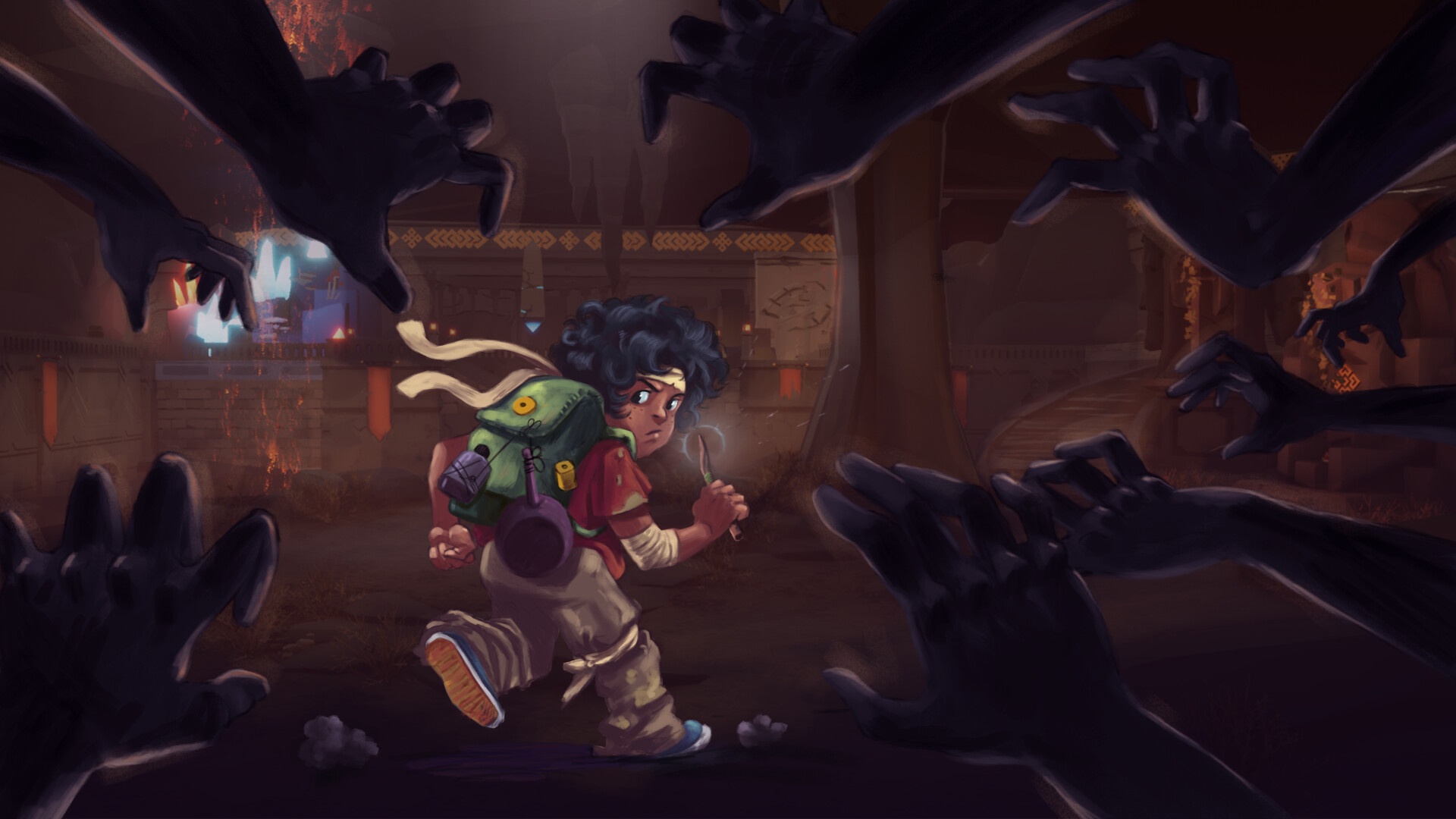 ArtStation - Odisseia loading screen - Educar Games