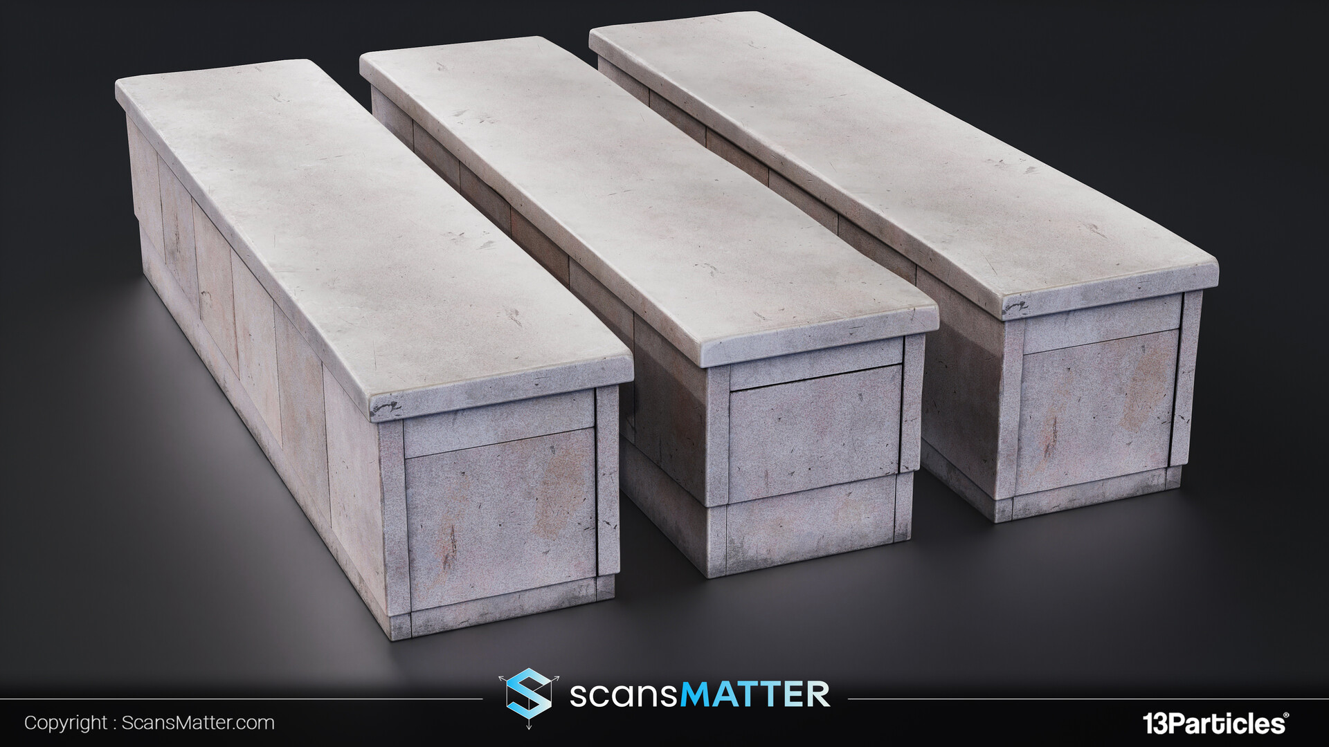 13 Particles Studio - Street Bench