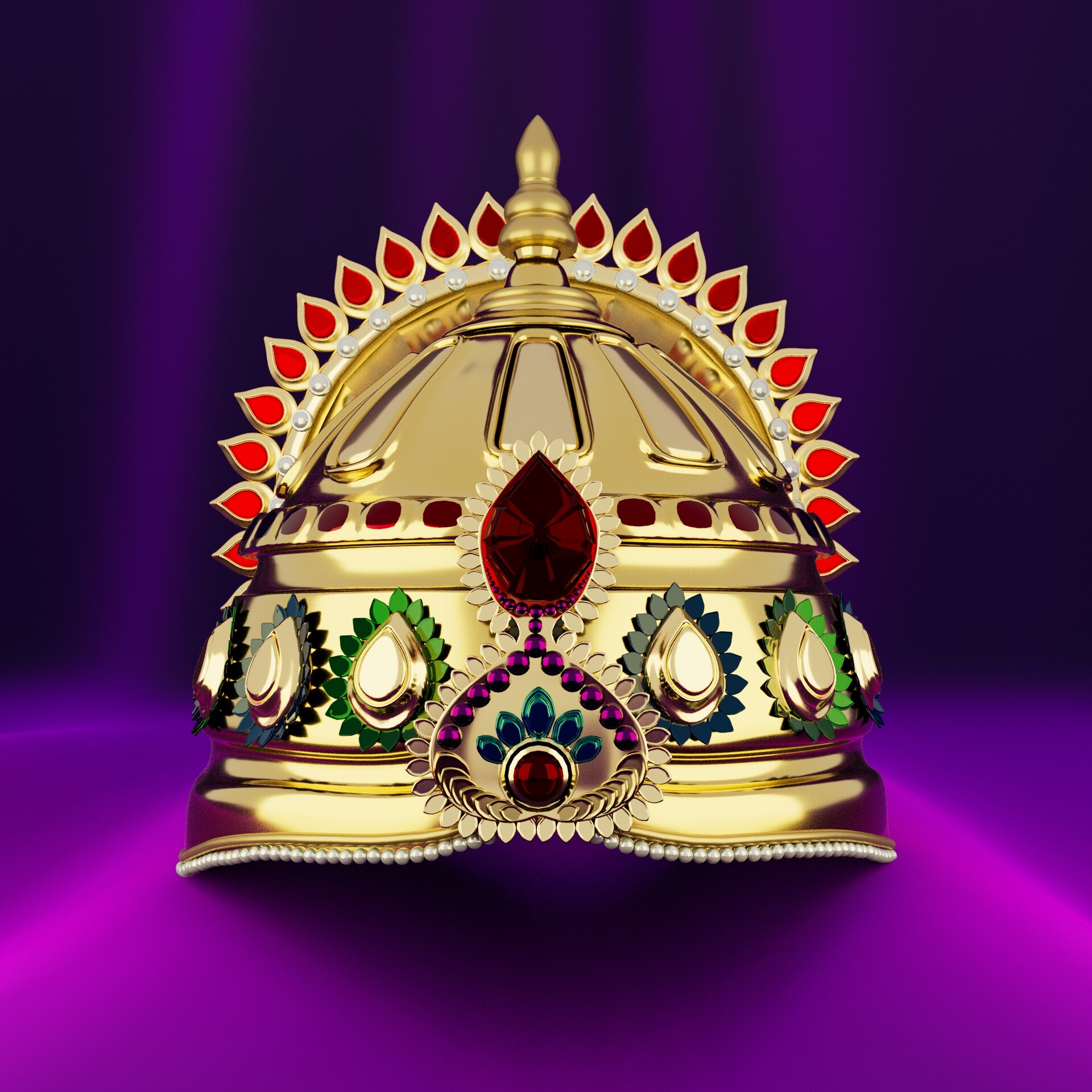ArtStation - Ancient Indian Royal Crown