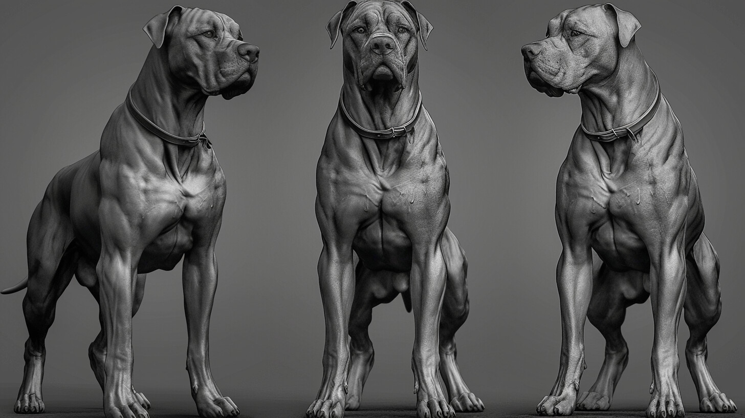 3D Head Sculpt References in 4K - Tika Art - +300 Dog Sculpt Reference ...