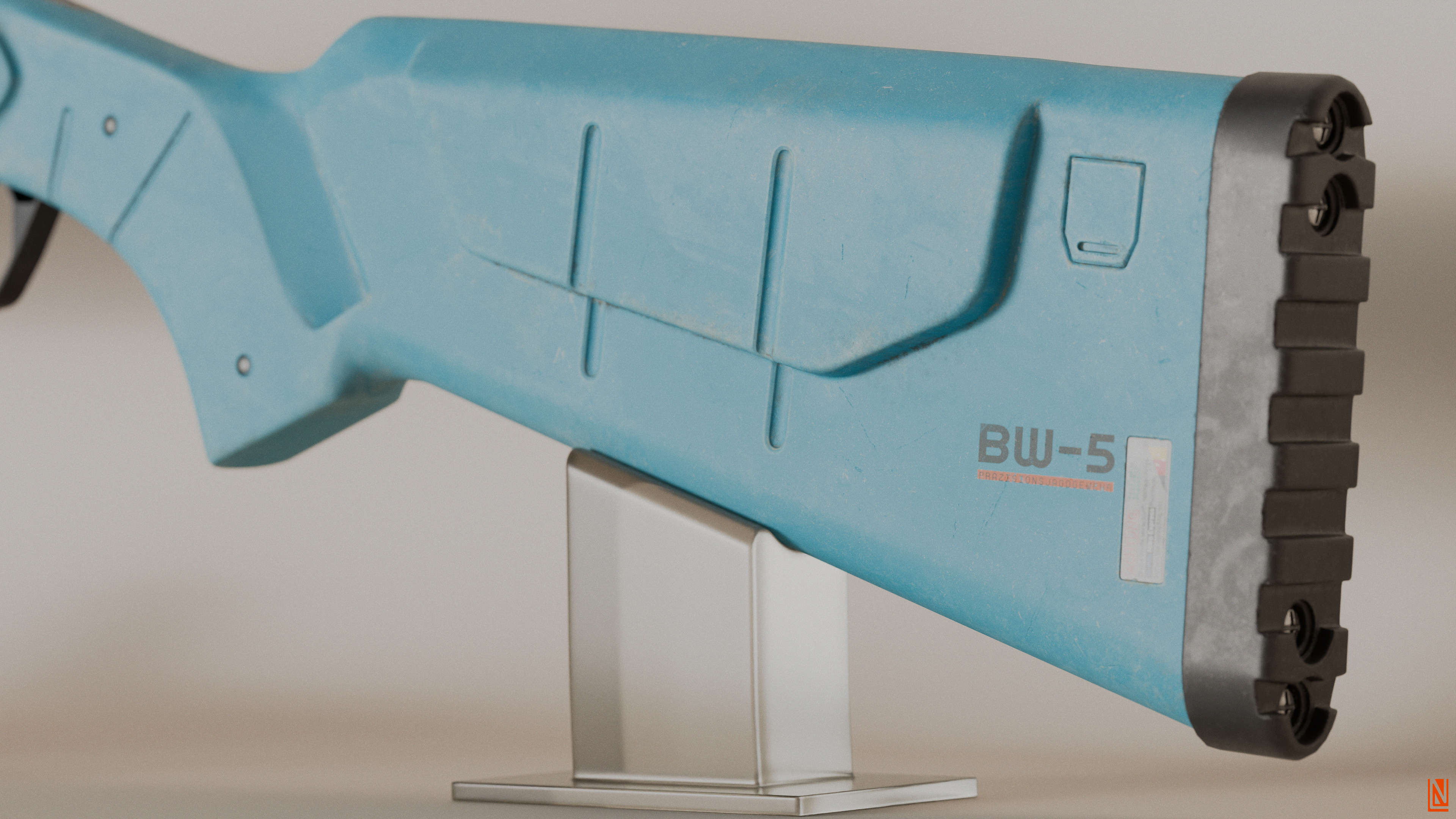 Nicholas Lessere - SIGNALIS Fan Art: BW-5 "Nitro Express" Rifle