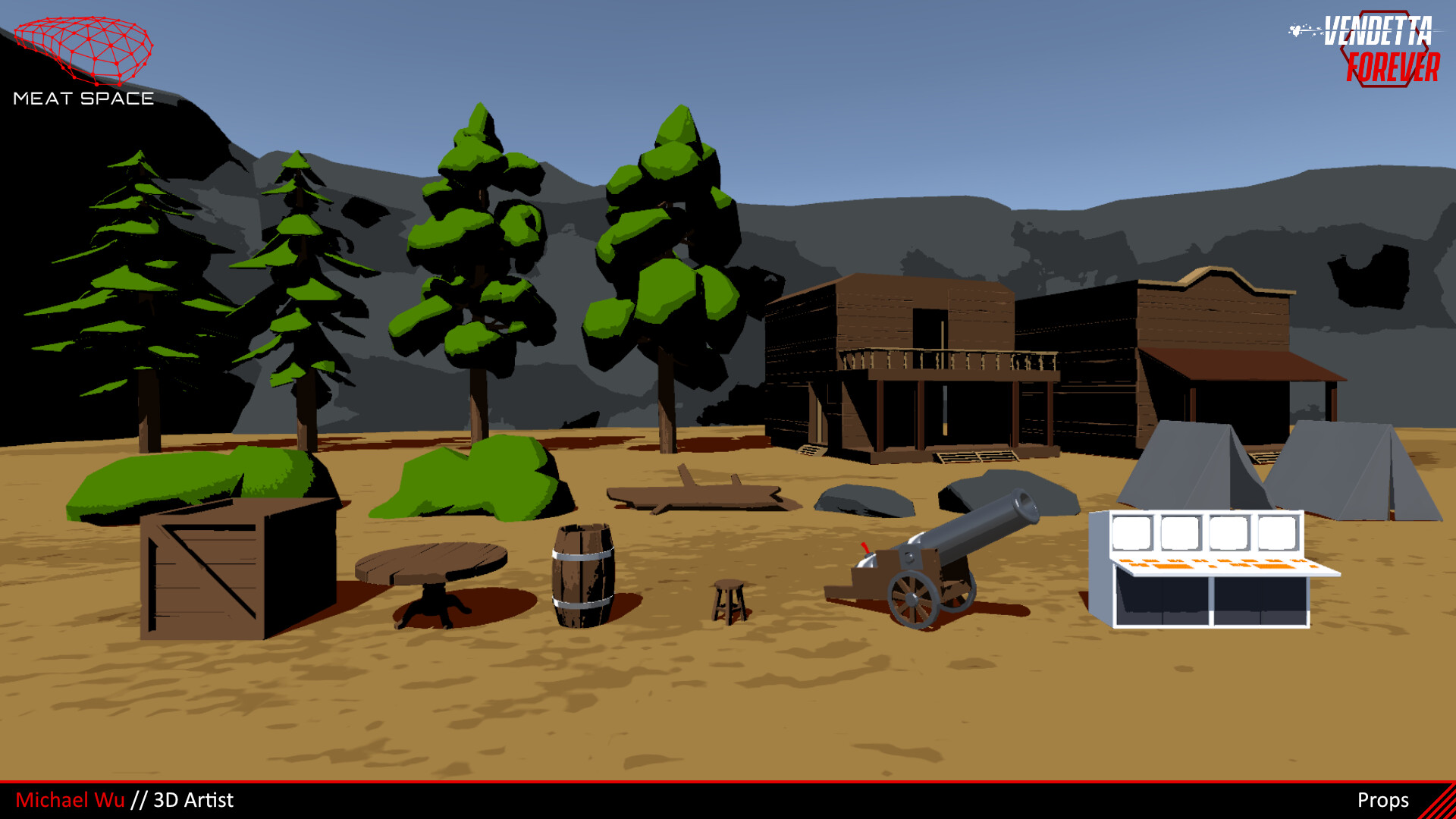 Michael Wu - Vendetta Forever - Environments, Vehicles, and Props