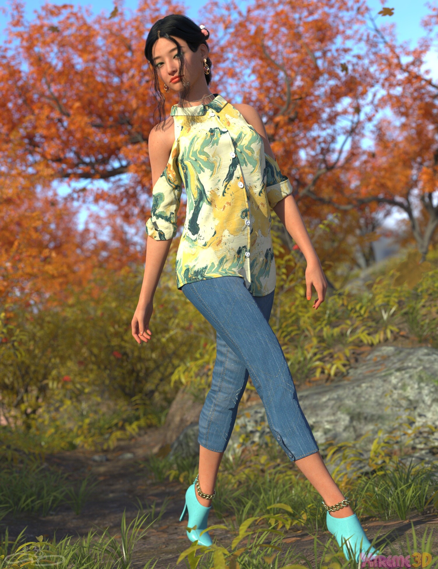 Xtreme3D Studio - DForce Tisara Outfit for G9 by Arryn and Onnel